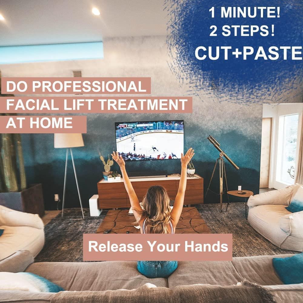 Akissos Facial Myofascial Lift Tape - Face & Neck Firming Belts, Anti ...