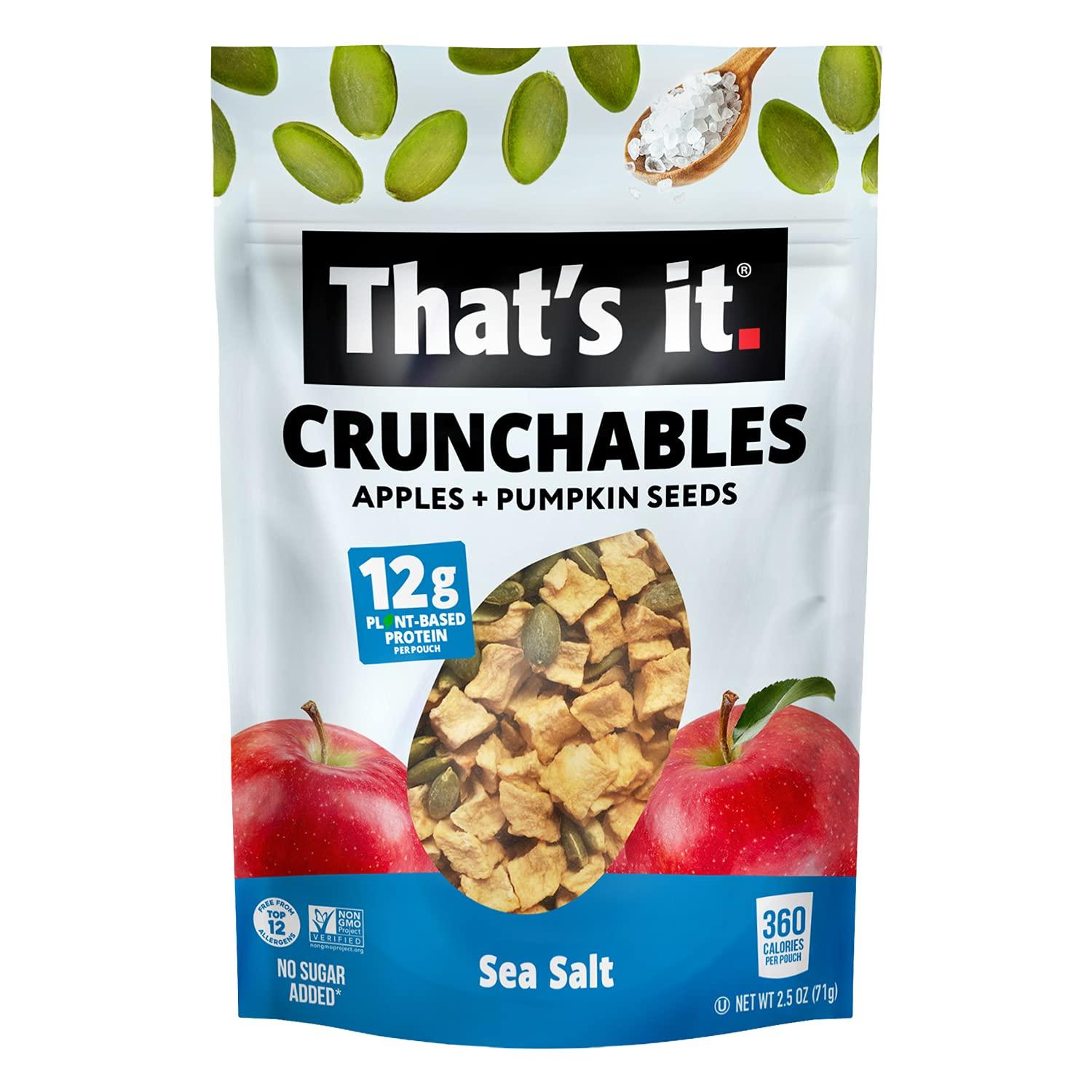 Crunchables Variety Pack: Plant-Based Protein Gluten-Free Snack Mix ...