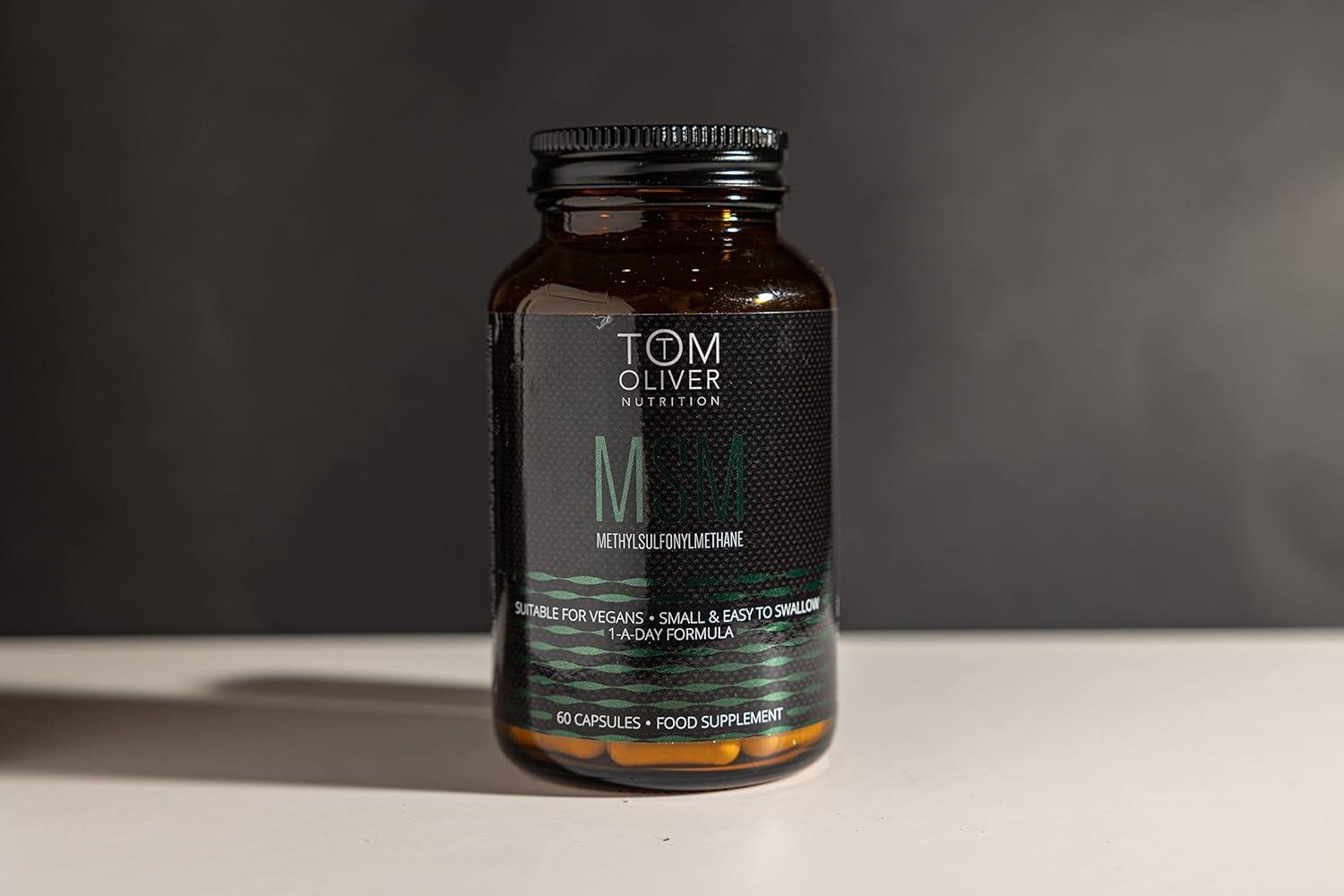 Tom Oliver Nutrition MSM 60 Capsules - Methylsulfonylmethane Supplement | Buy Now with Express ...
