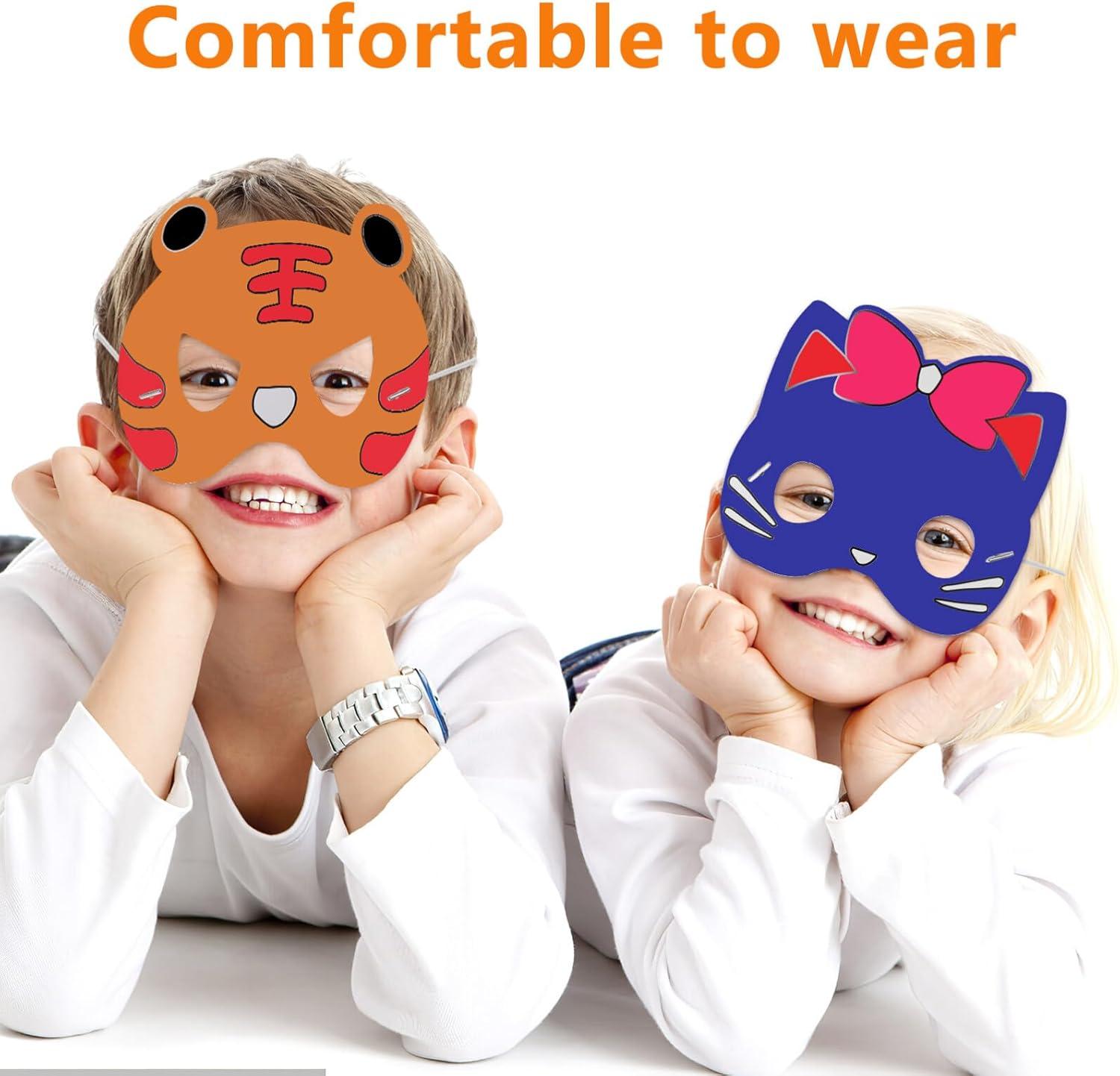 Vicasky Animal Masks for Kids - DIY Empty Graffiti Jungle Carnival ...