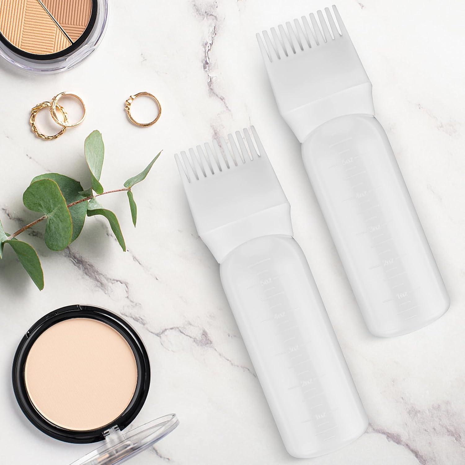 COMNICO Root Comb Applicator Bottle 6oz - Squeeze Hair Dye Oil ...