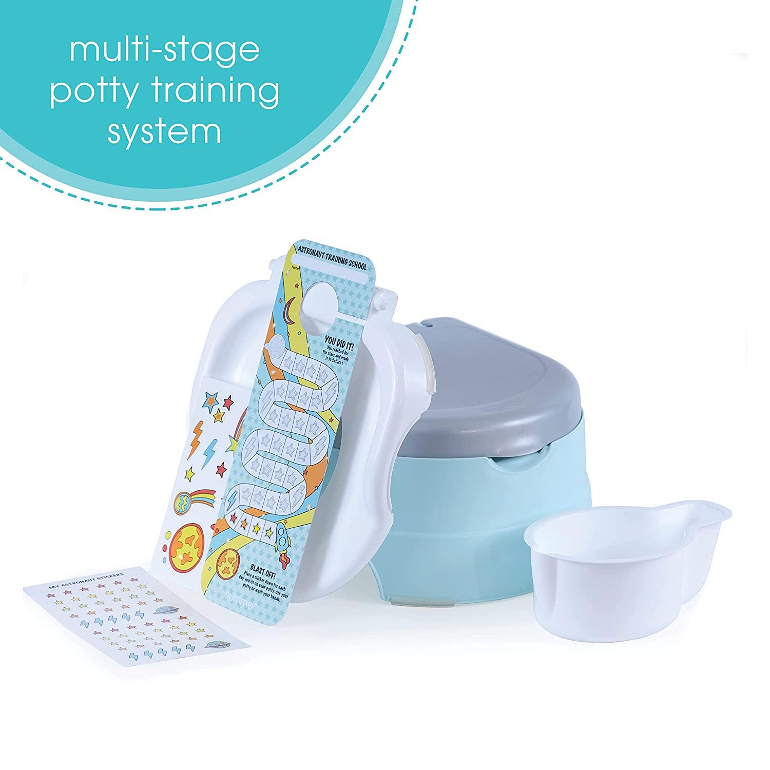 Summer My Fun Potty Rewards (Blue) - 3-Stage Potty Training Toilet ...