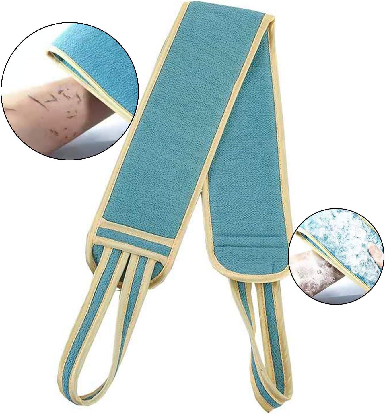3 Pack Blue Loofah Sponge Body Scrubber for Bath - Luxury Exfoliating ...