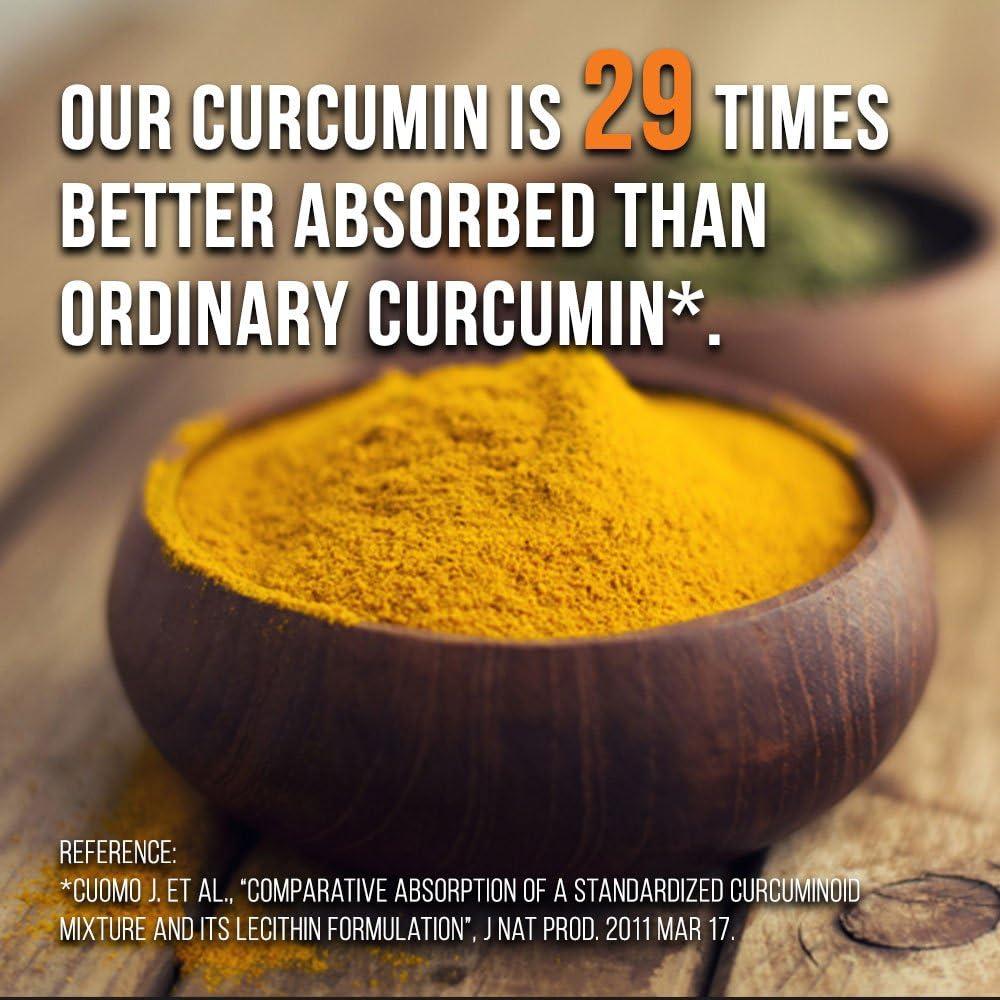 Intelligent Labs Meriva Curcumin Phytosome - 2900% Better Absorbed, 100 ...