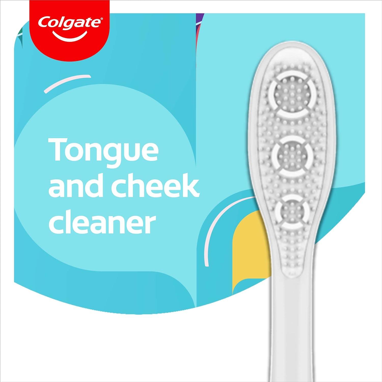 Colgate 360 Whole Mouth Clean Design Edition Soft Bristle Toothbrush ...