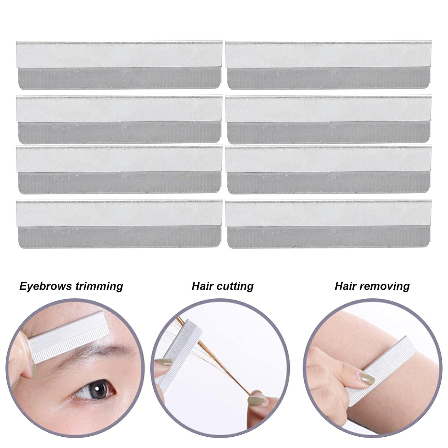 Premium Eyebrow Razor Blades - Safe Trimming for Eyebrows & Armpit Hair ...