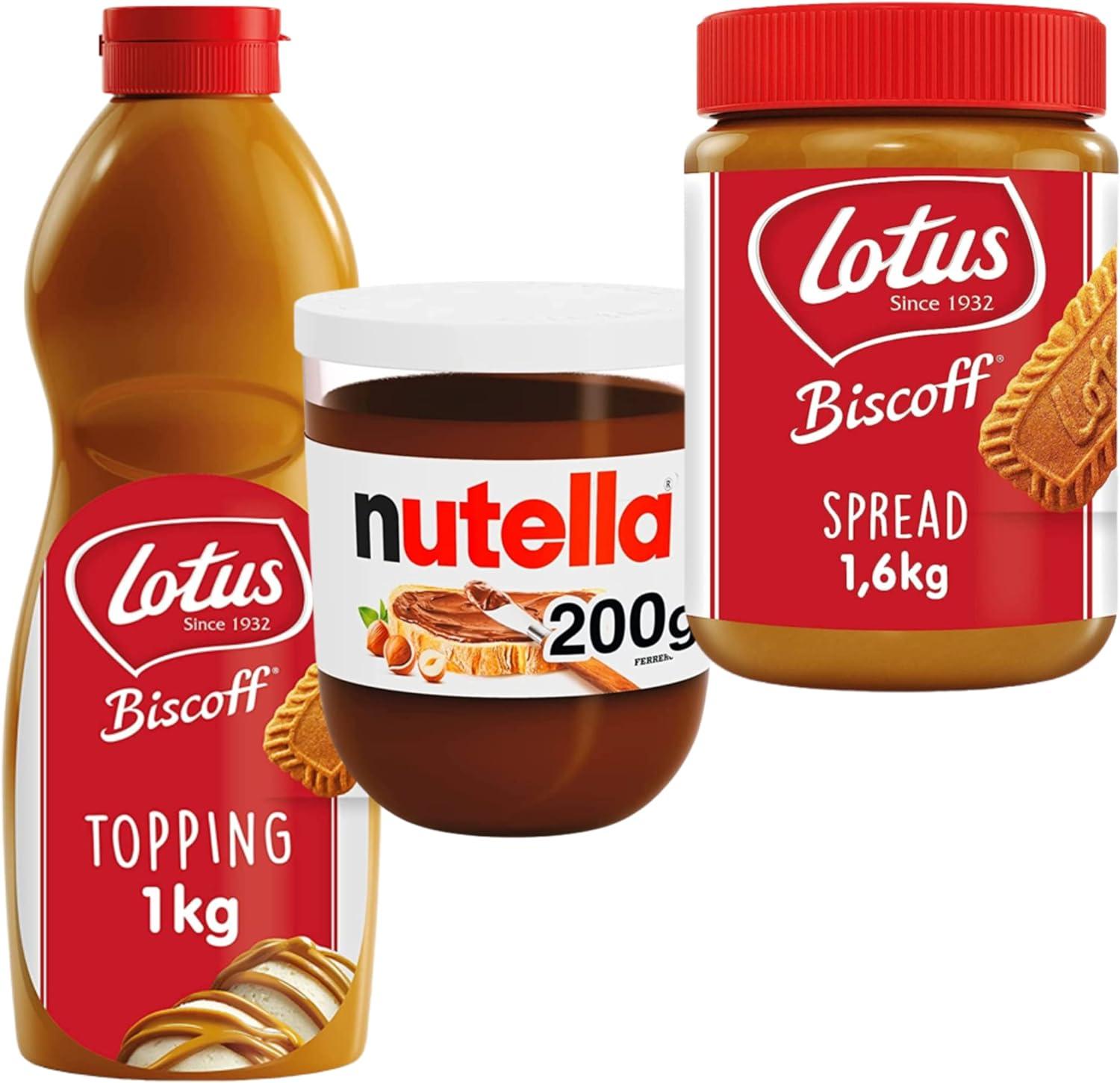Breakfast and Dessert Bundle Includes Biscoff Topping Sauce (1kg ...
