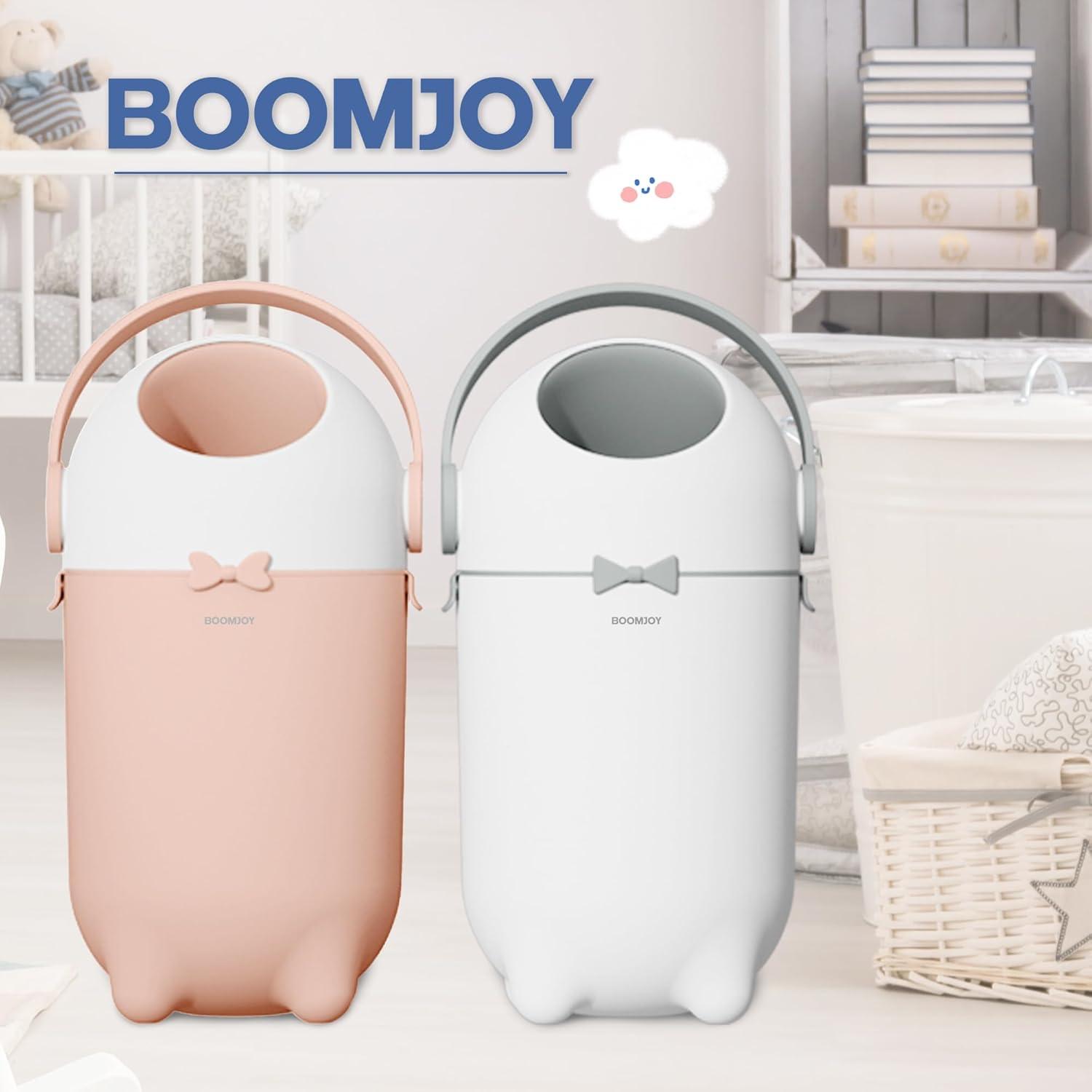 BOOMJOY Diaper Pail for Baby | Odor-Proof Cost-Effective Uses Normal ...