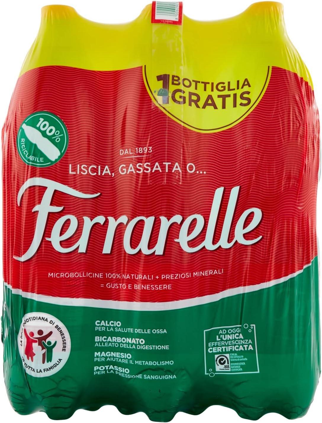 Ferrarelle Effervescent natural water 6 x 1.5 L | Buy Now with Express ...