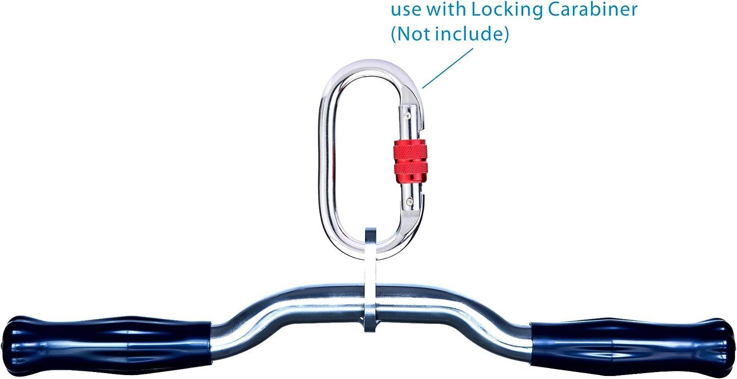 CTSC Stainless Steel Zip Line Handle Bar - 800LB Capacity (Silver ...