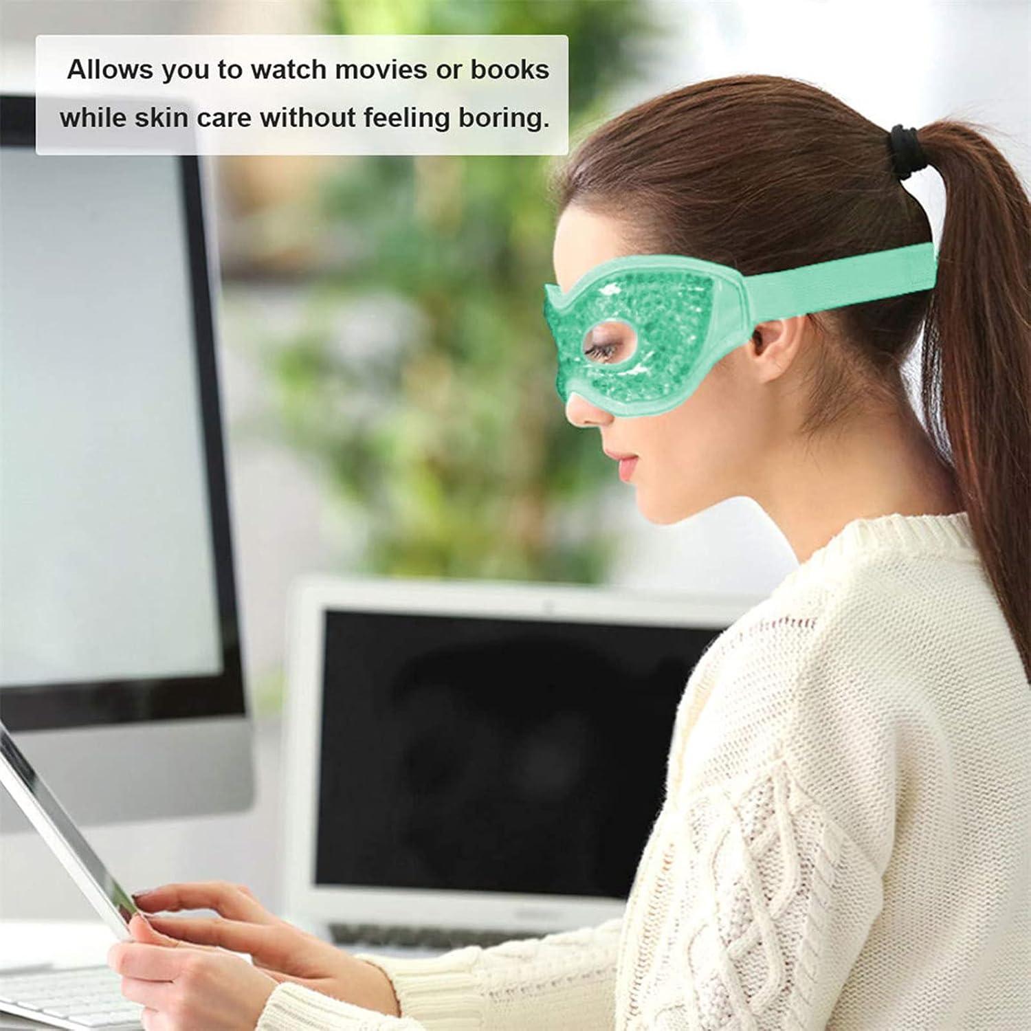 WinCal Cooling Eye Mask - Gel Eye Therapy for Swollen Eyes & Dark ...