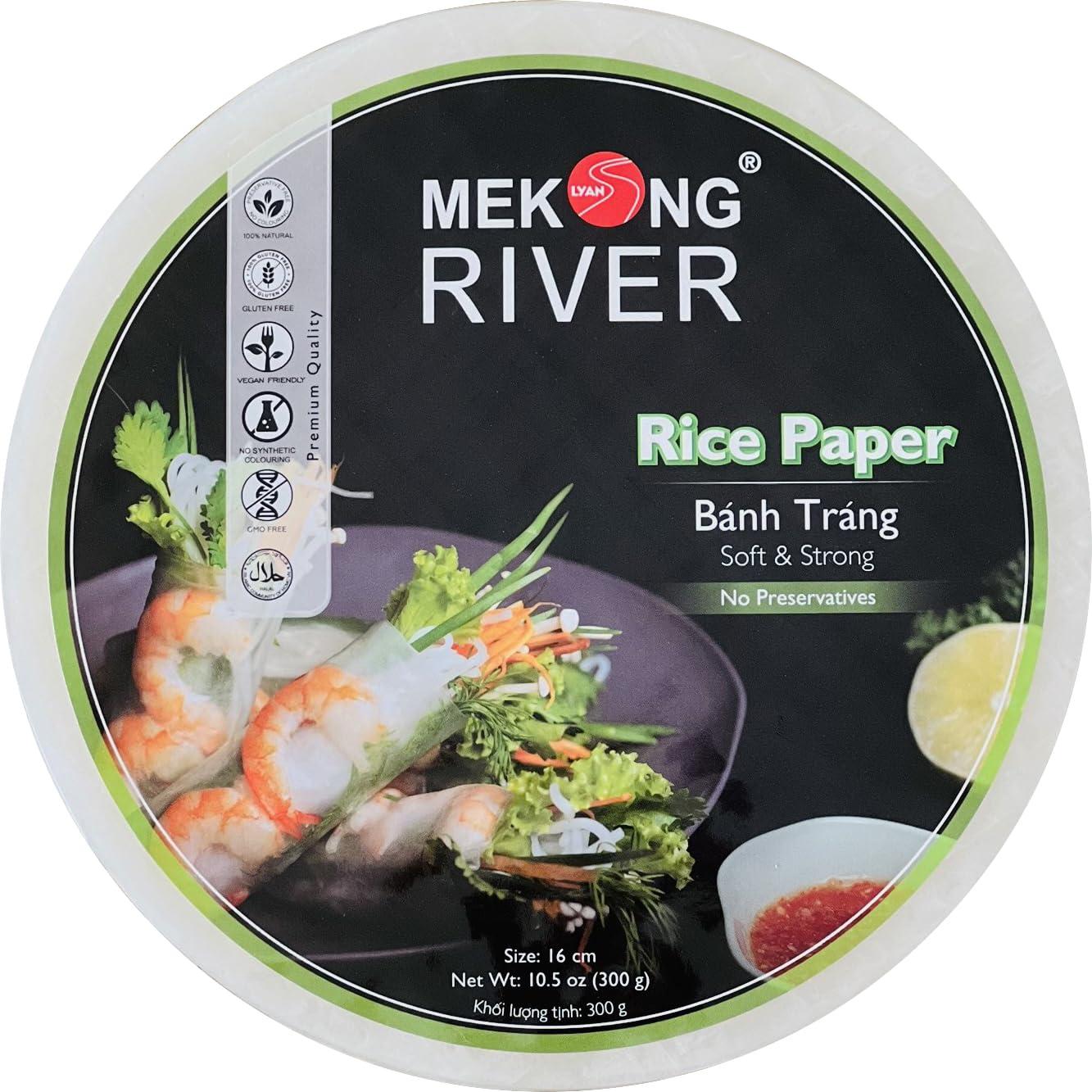 Lyan Mekong River White Rice Paper 16cm 300g | Buy Now with Express ...