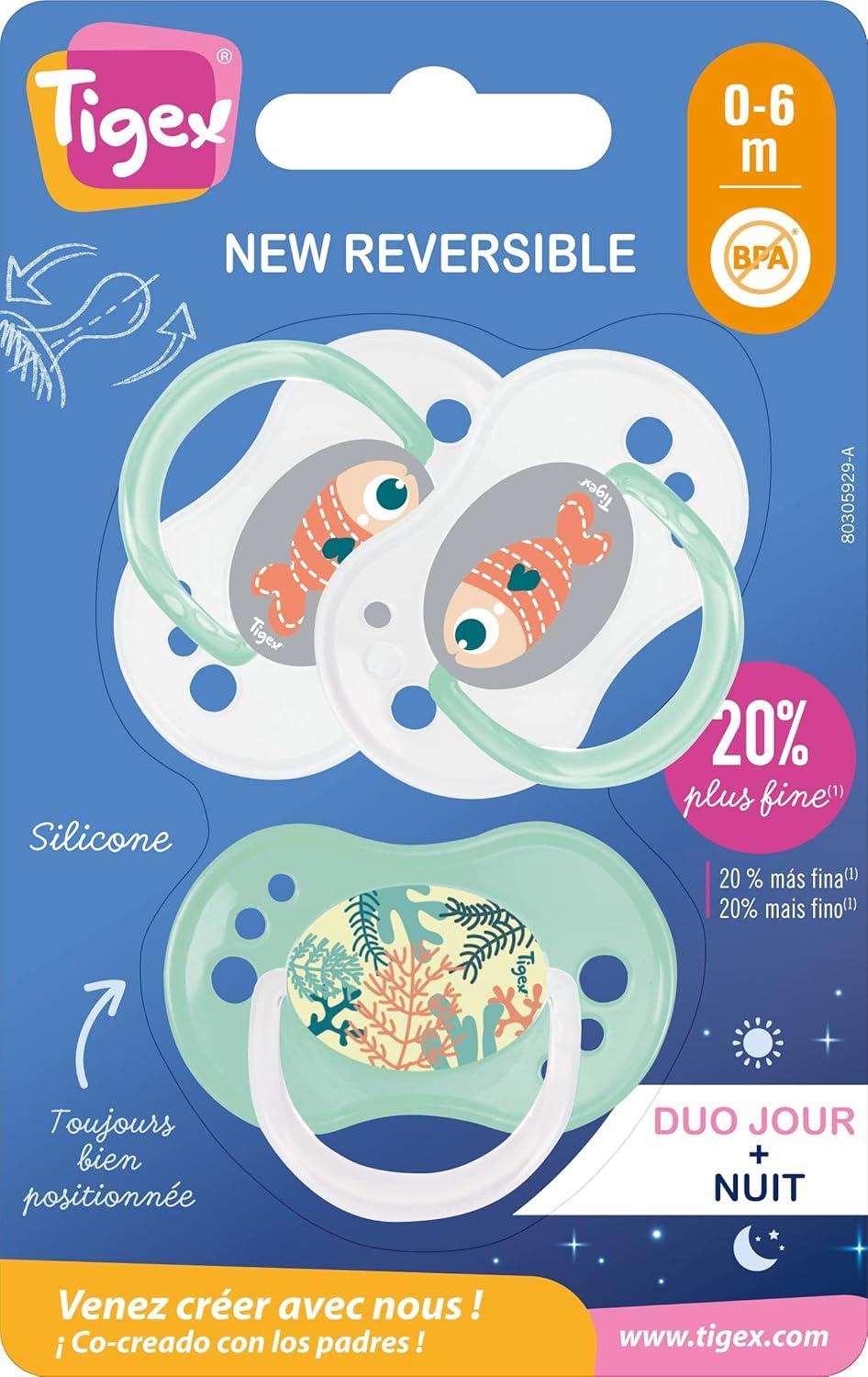 Tigex Twisted Lollipop Silicone Pacifier Set (0-6 Months) | BPA Free ...