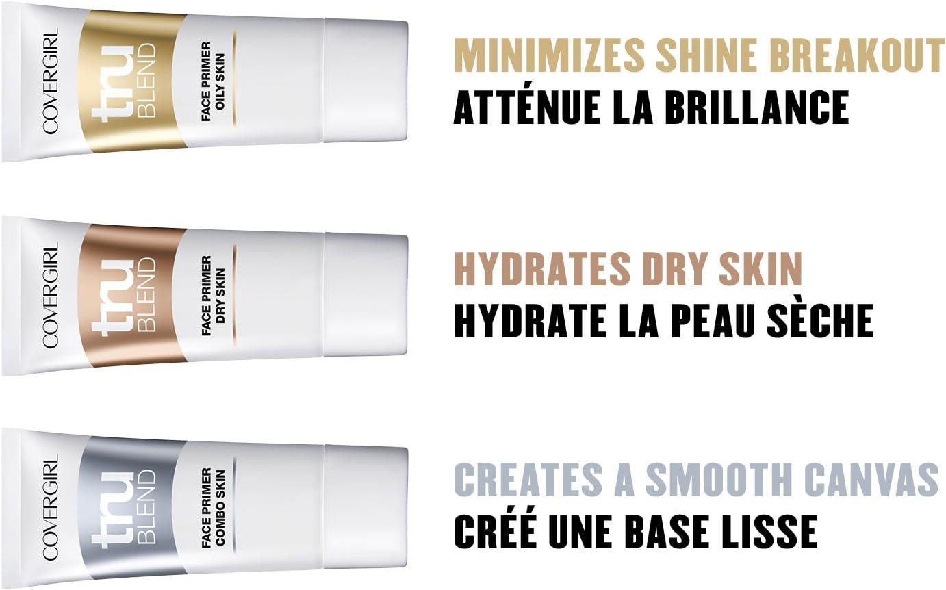 CoverGirl TRUblend Primer Oily - 1 fl oz | Mattifying Primer for Shine ...