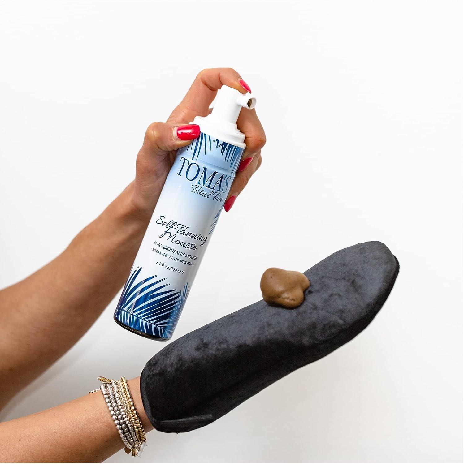 Toma's Total Tan Mousse Instant Sunless Tanner - Natural Golden Bronze ...