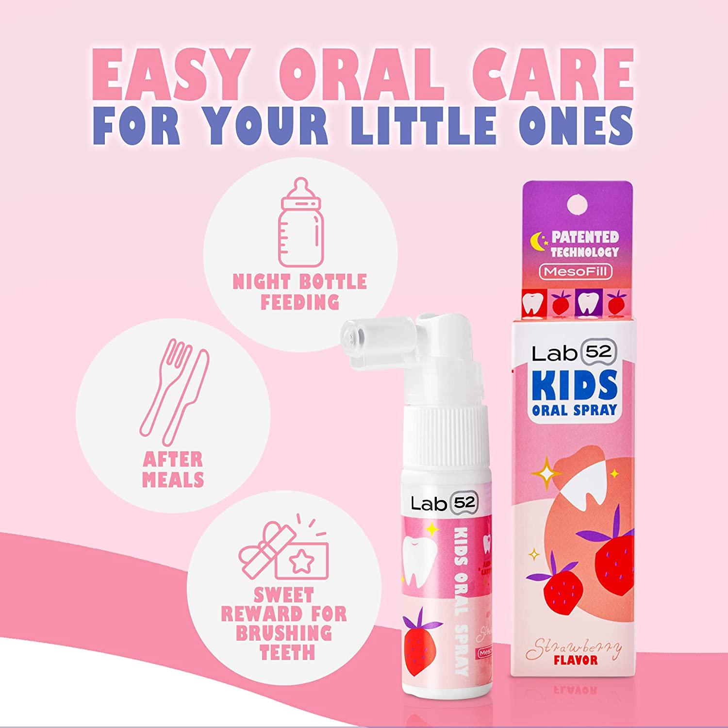 LAB52 Children Toothpaste Helper - Anticavity Mouth Spray with MesoFill Technology, Fluoride ...