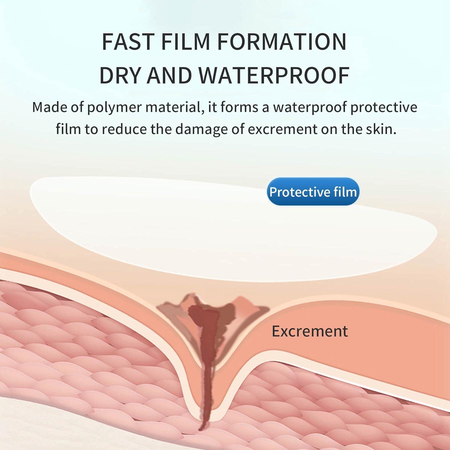 No-Sting Skin Protectant Barrier Film Spray | Shields Skin from Fluids ...