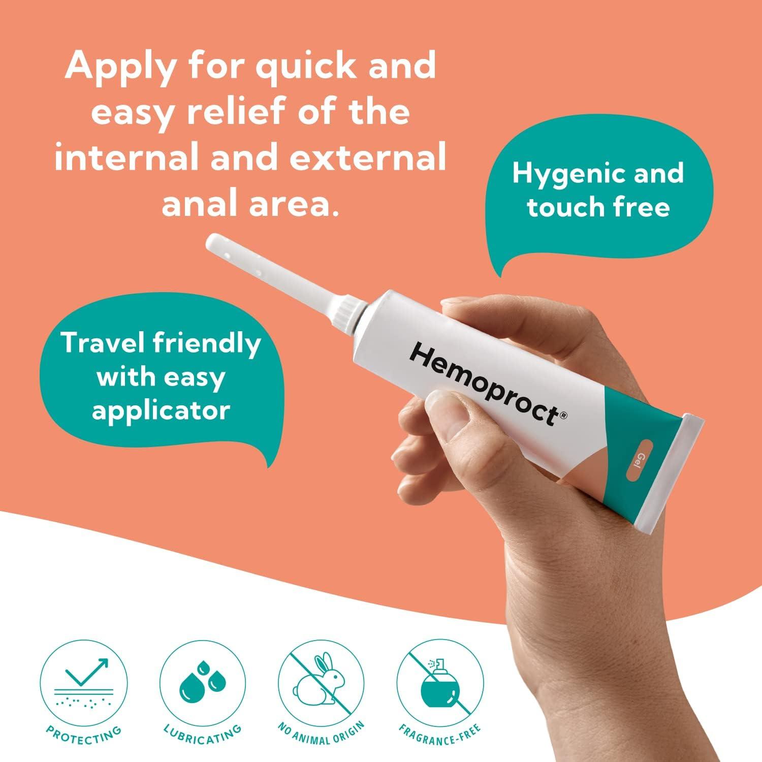Hemoproct Tube with Applicator - Instant Relief for Haemorrhoids and ...