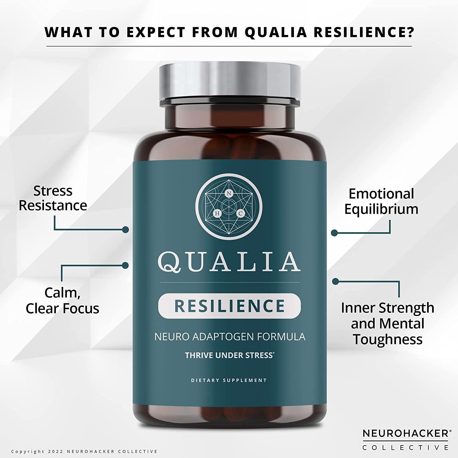 Neurohacker Collective Qualia Resilience Supplement - 40 Capsules for ...