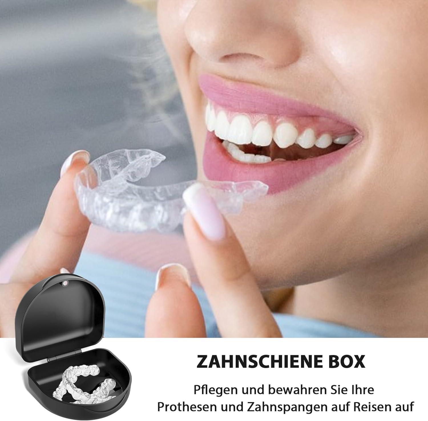 DNom Dose Tooth Rail Box - Durable Denture Container | Prosthesis Can ...