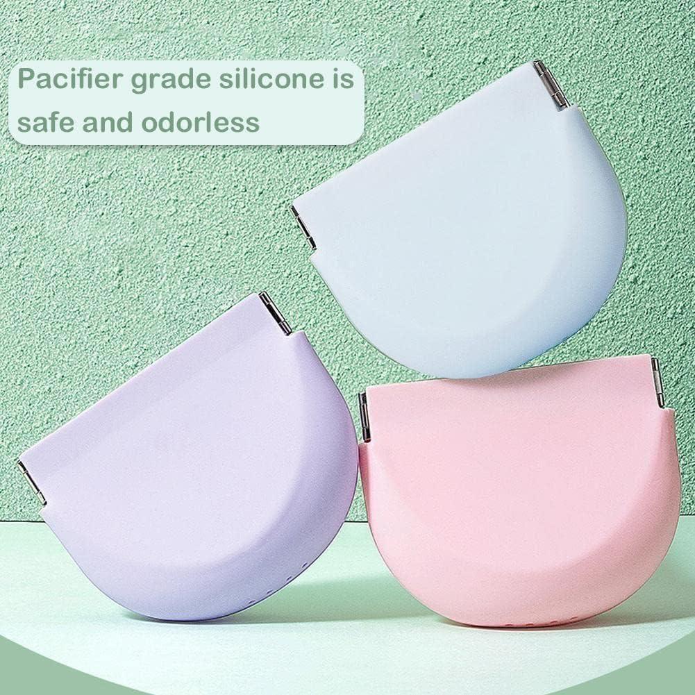 Buy Soft Silicone Orthodontic Retainer Case | Ventilated Storage for ...