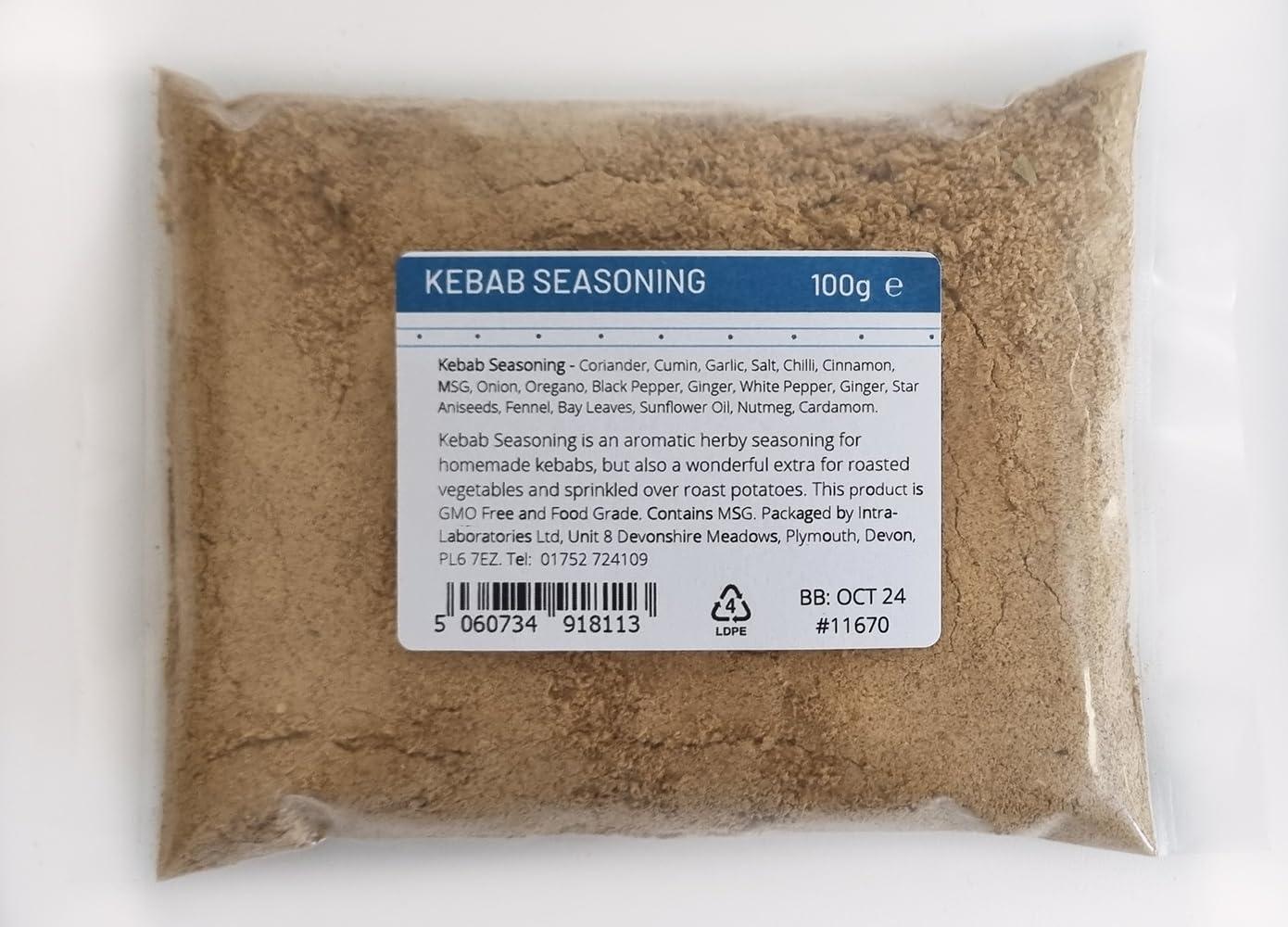 Entirely Ingredients - Kebab Seasoning 100g - Selected for Premium ...