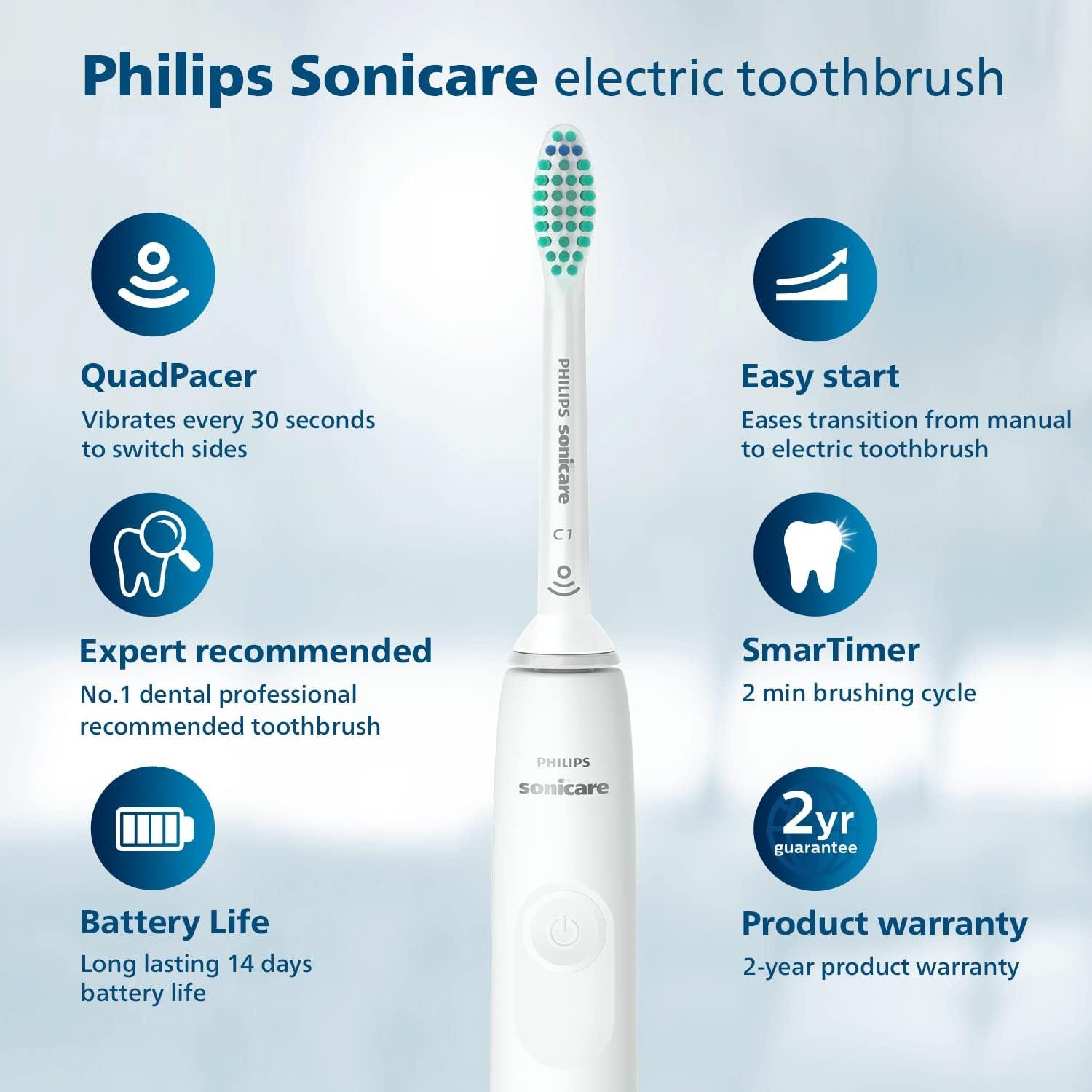 Philips Sonicare Electric Toothbrush 1100 Series - Sonic Technology ...