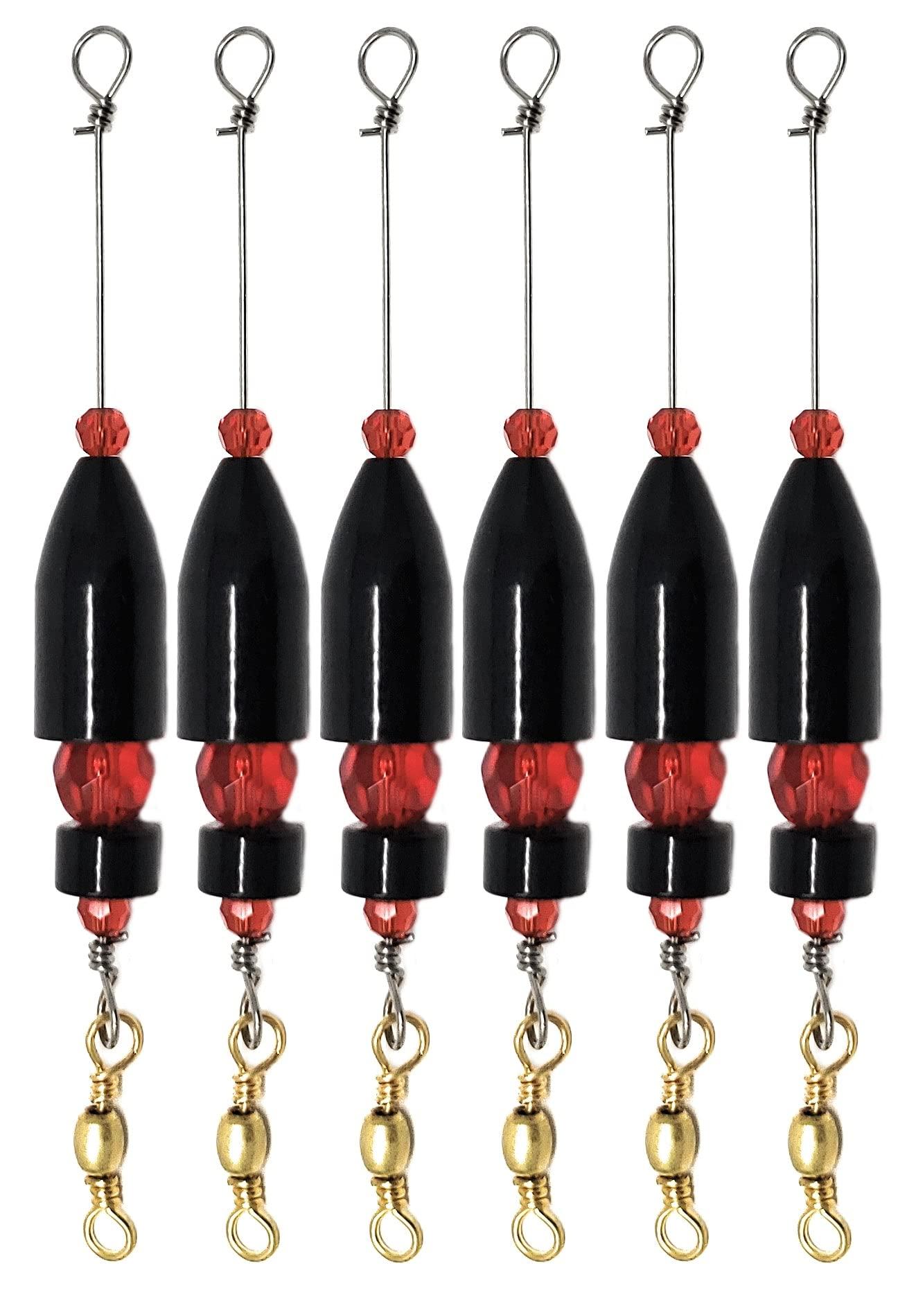 Reaction Tackle Carolina Rig/Brass Ready Rig 6 Pack 1/8 oz Black ...
