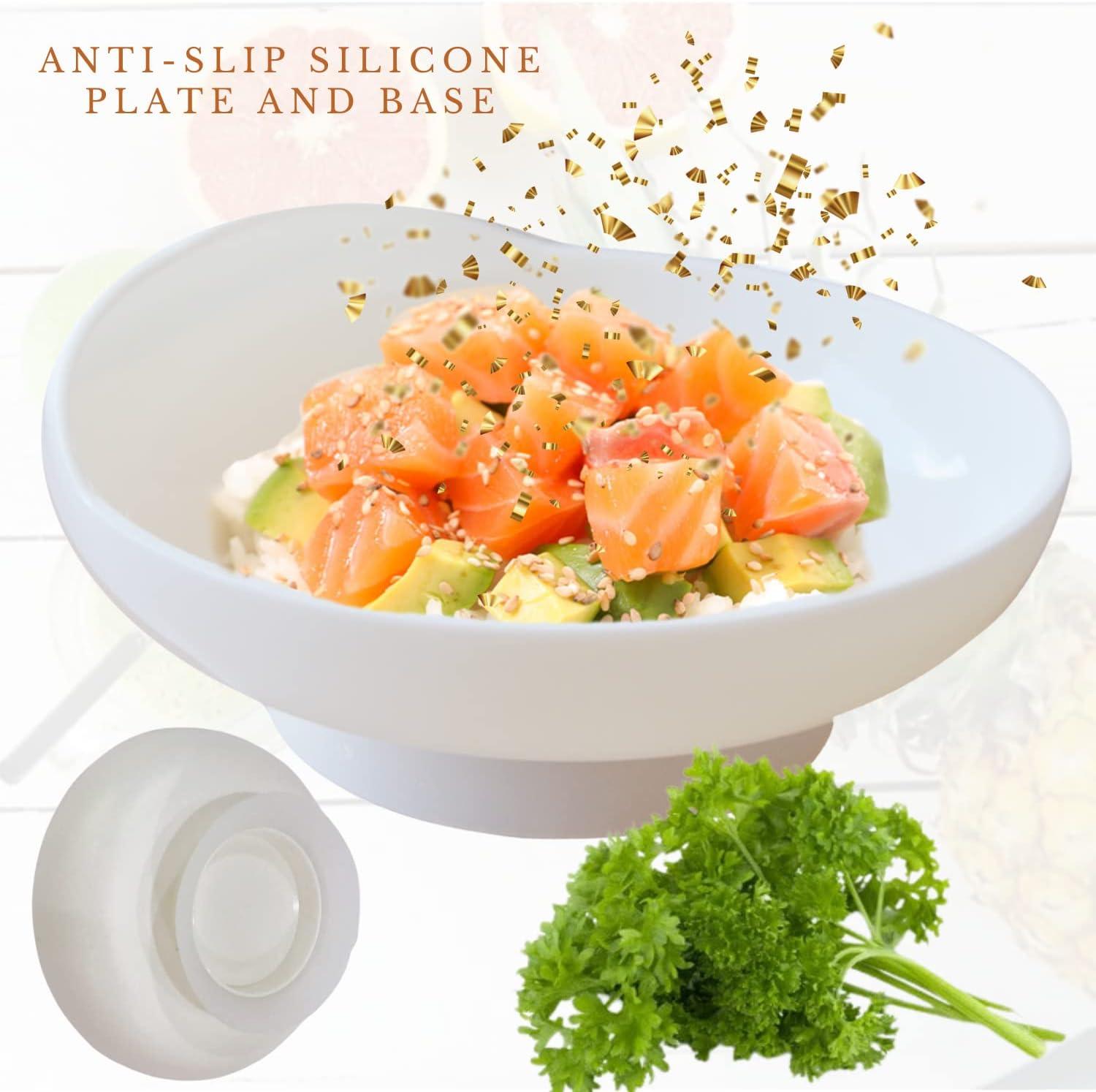 Scoop Plate High-Low Adaptive Bowl - Parkinson's & Elderly - Spill ...