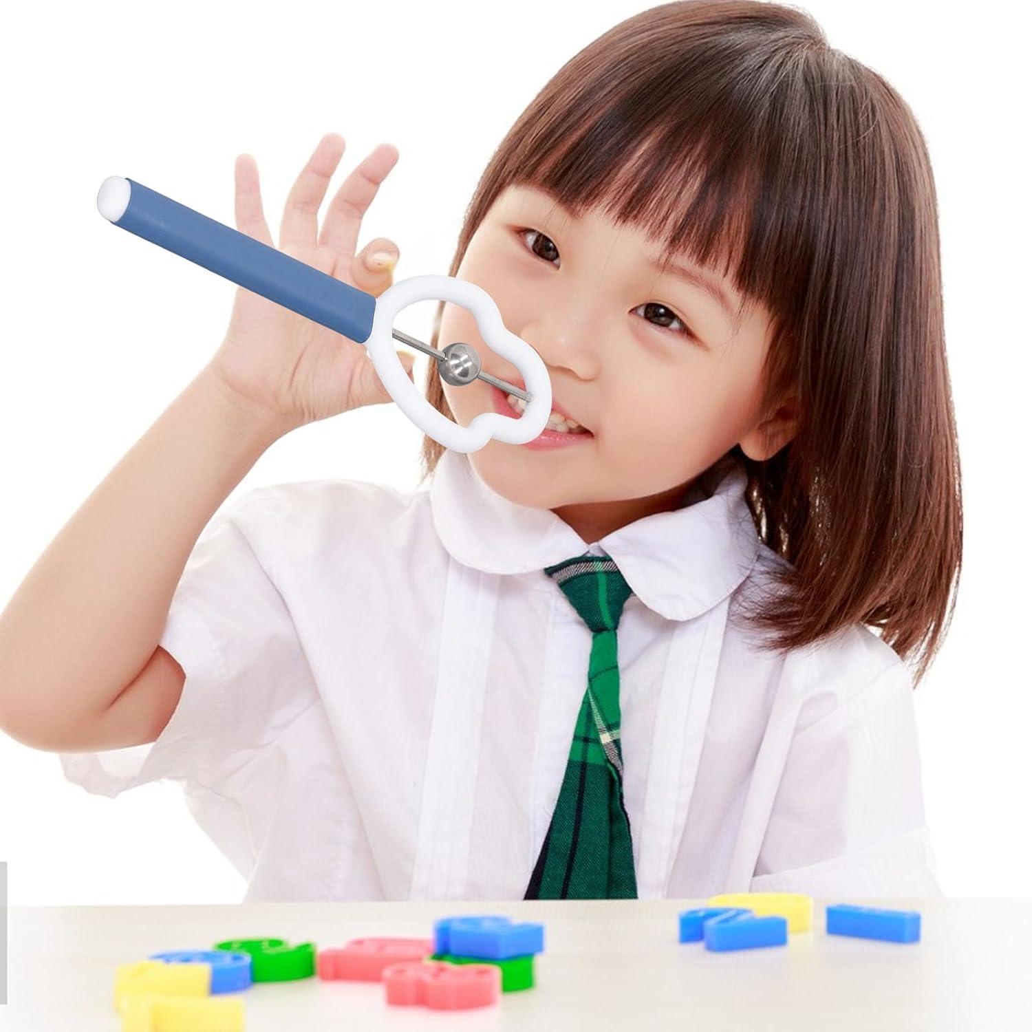 Buy Apraxia Speech Therapy Tools - Blue and White Tongue Tip Exerciser ...