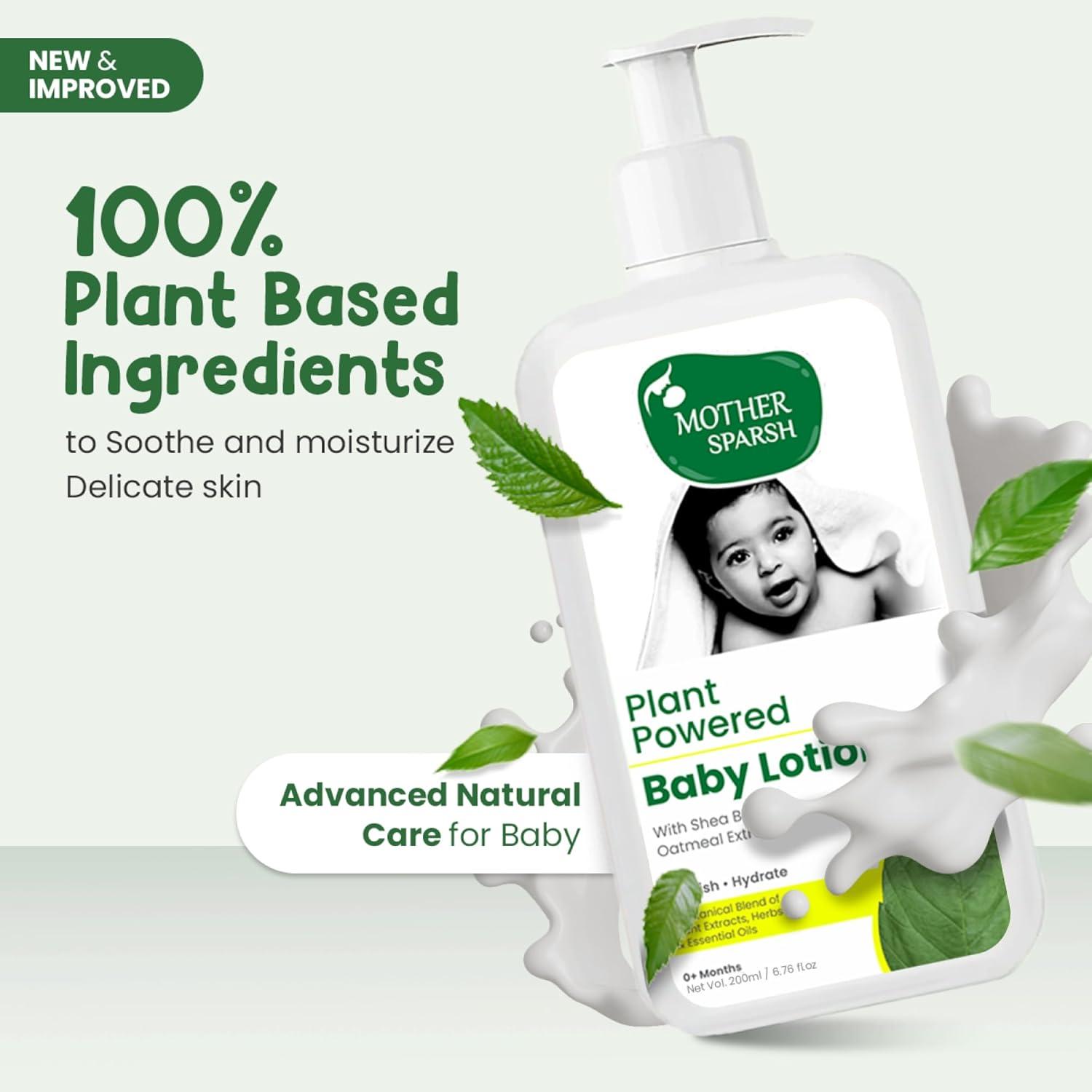 Shop Plant Powered Natural Baby Face Cream & Lotion Set - Gentle Safe ...