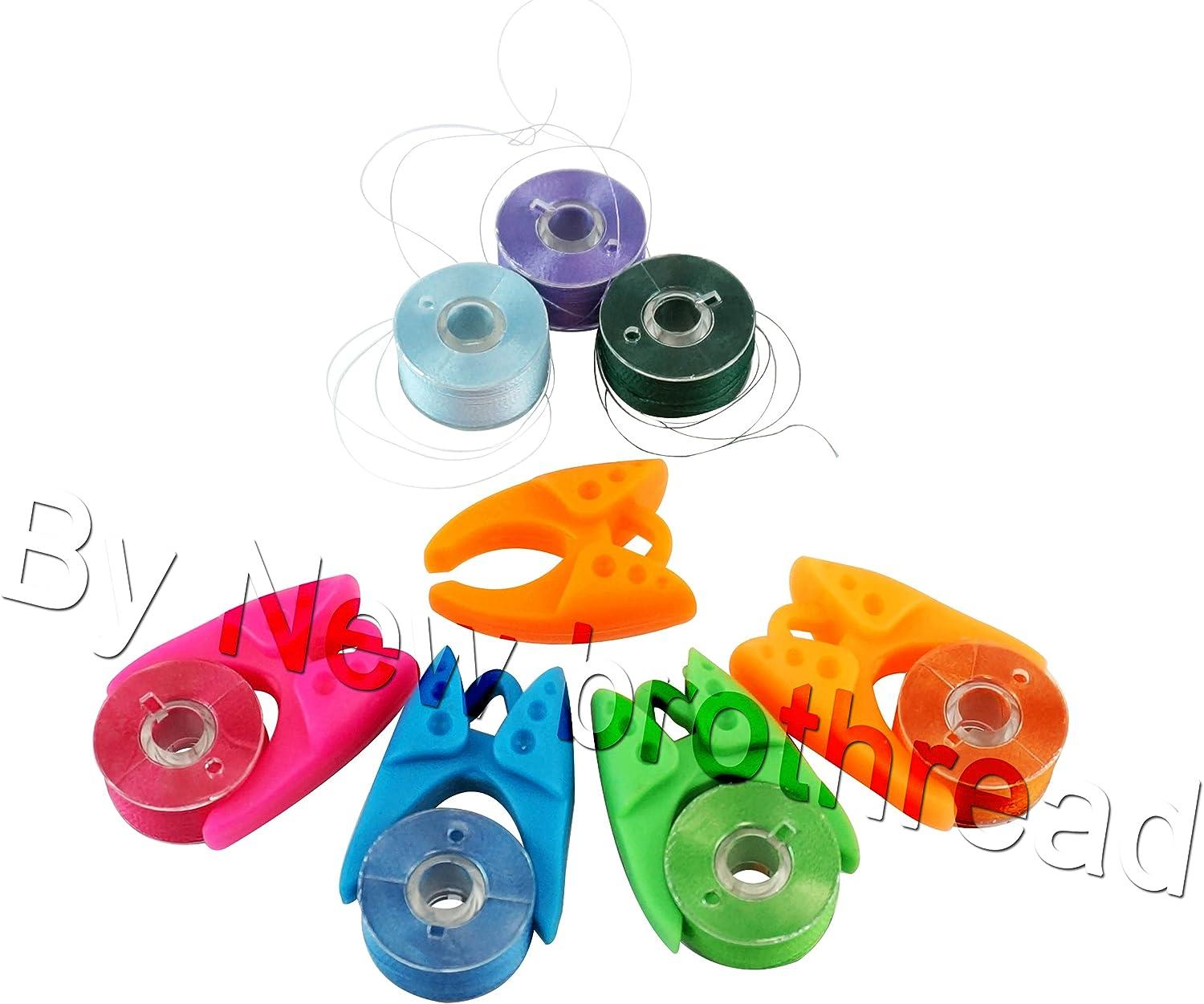 New brothread 100pcs Mix NOTIONS: Thread Spool Savers, Bobbin Holders ...