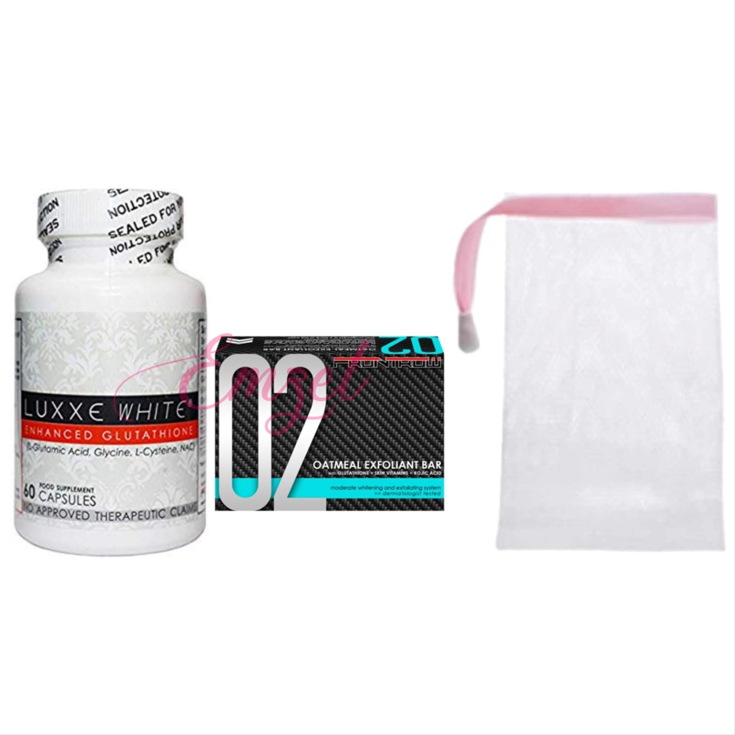 Frontrow Luxxe White Enhanced Glutathione with 02 Oatmeal Bar Skin ...