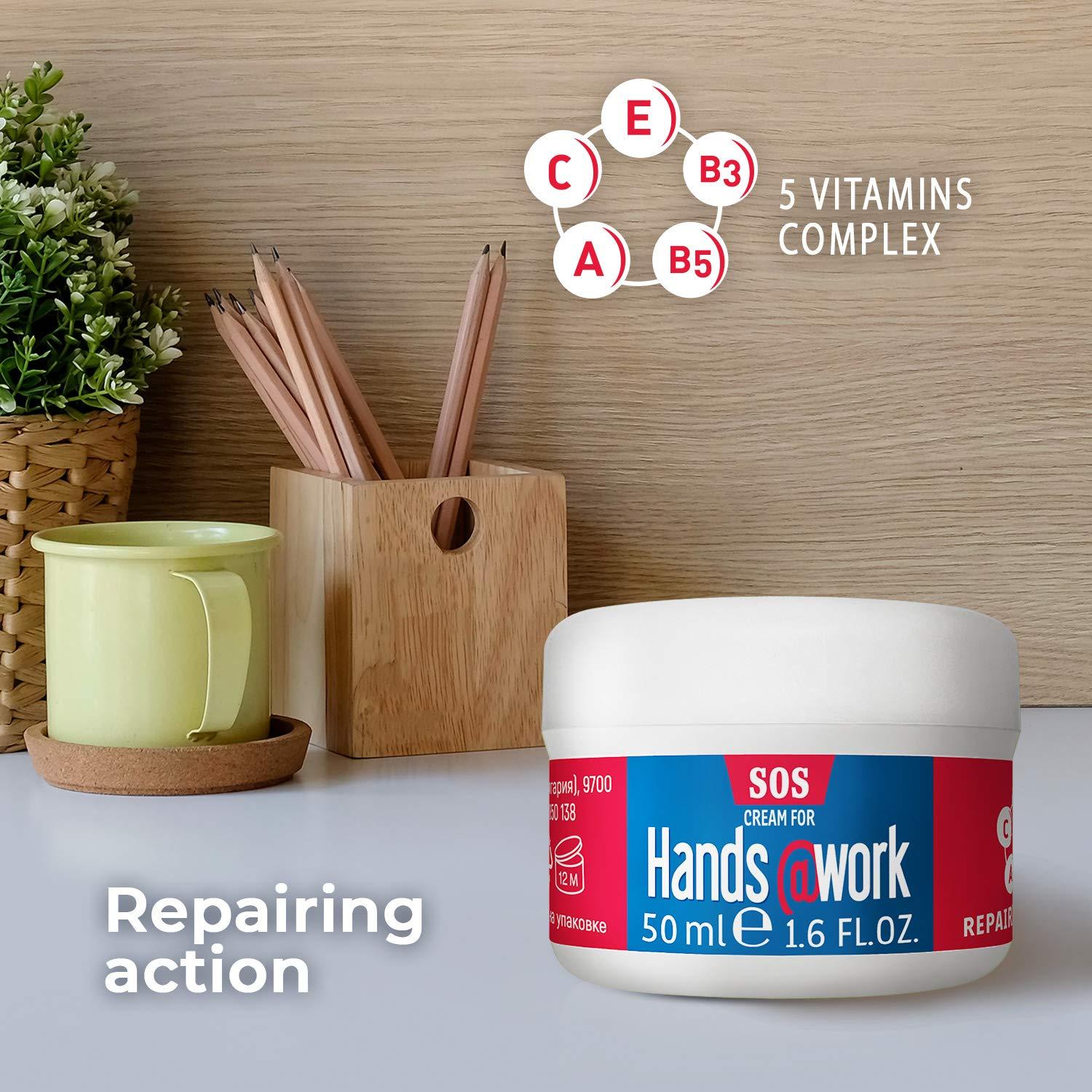 Hands Work SOS Formula Hand Cream - Regenerate Cracked & Extremely Dry ...