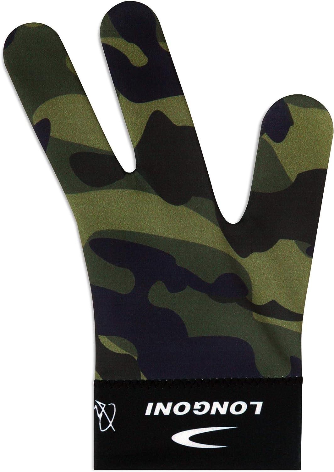 Longoni Billiard Pool Cue Glove - Fancy Military 1 - Left Hand
