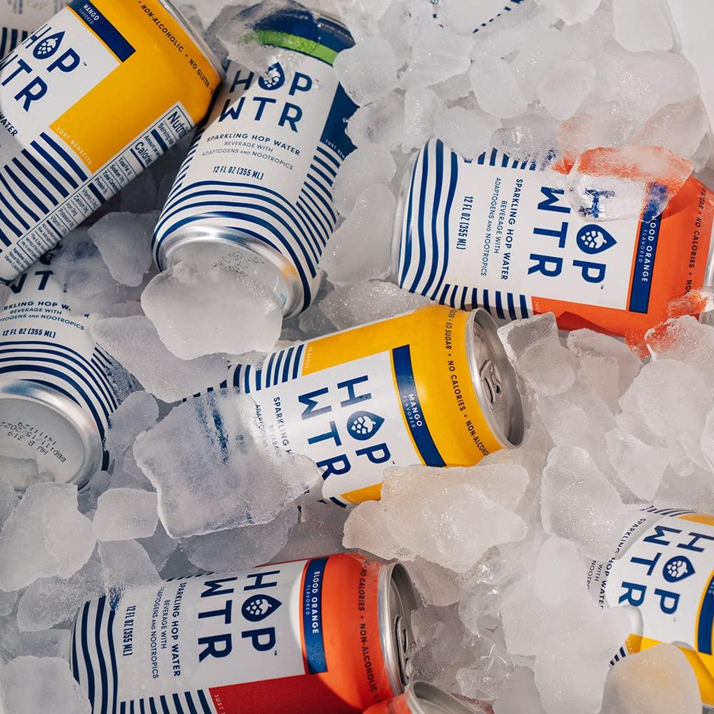 HOP WTR Sparkling Hop Water Variety Pack (12 Pack) - NA Beer ...