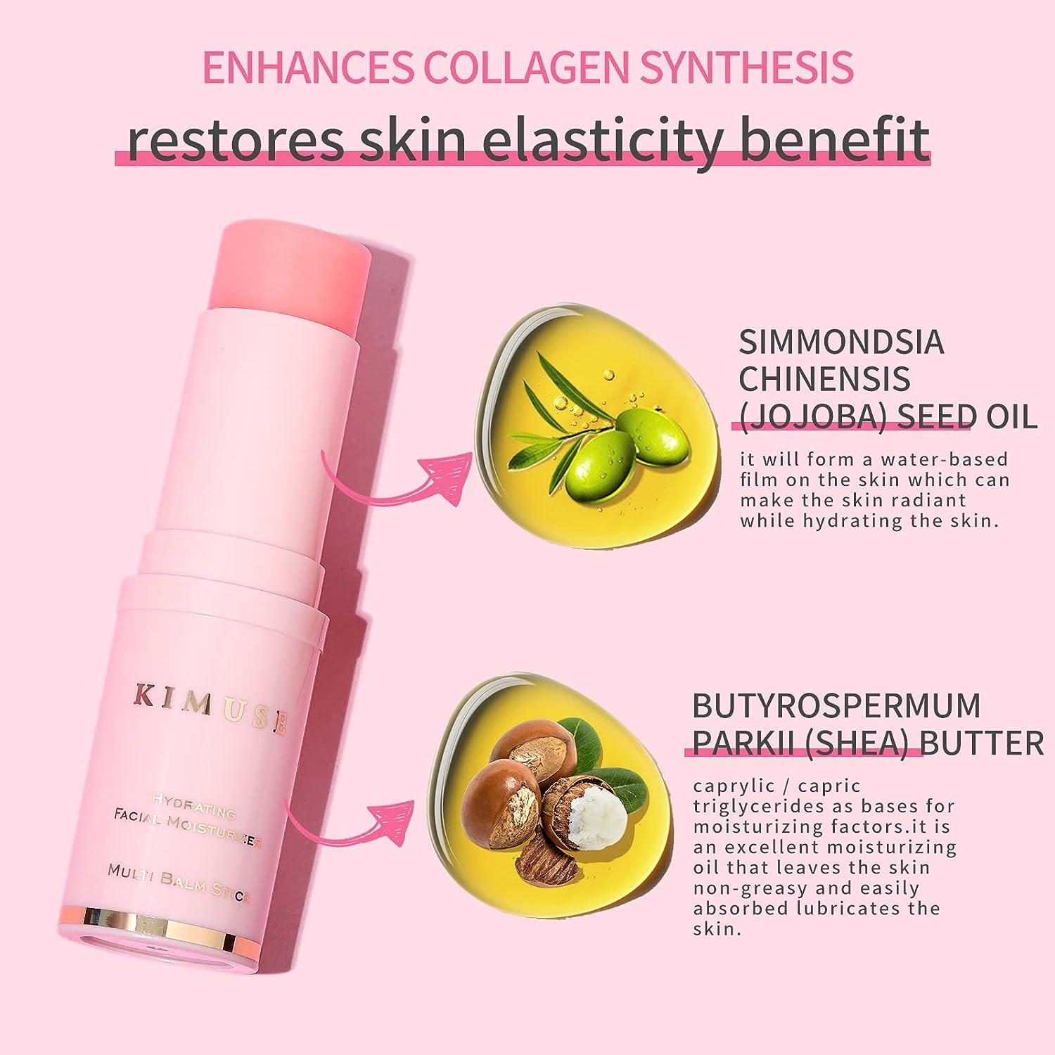 KIMUSE Hydrating Multi Balm Stick - Moisturizer & Primer for Face Skin ...