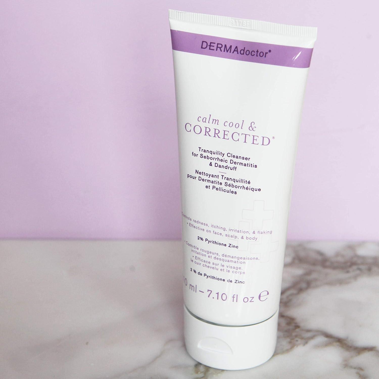 DERMAdoctor Tranquility Cleanser - 2% Pyrithione Face & Body Wash for ...