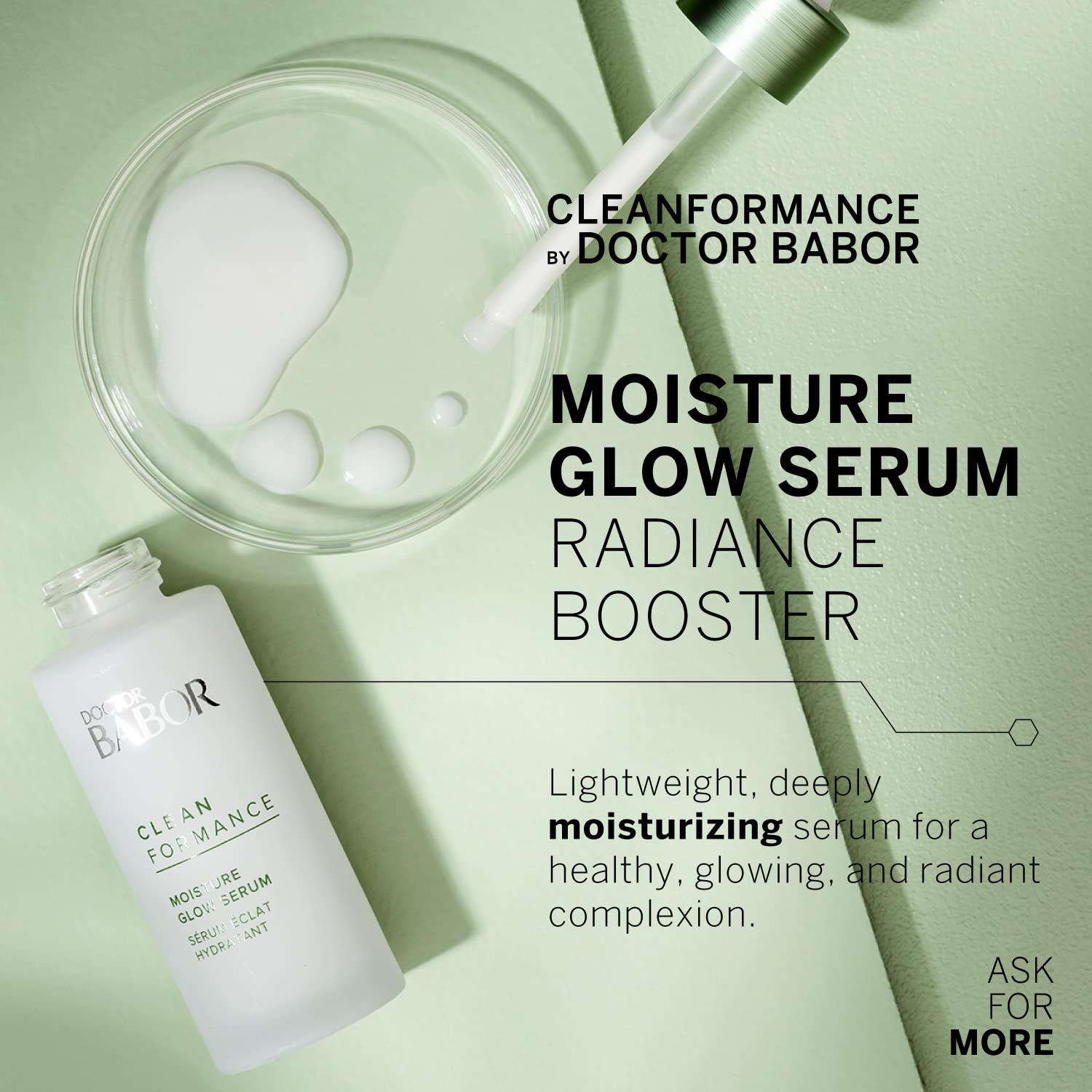 BABOR CLEANFORMANCE Moisture Glow Serum Probiotic Face Cream - Vegan ...