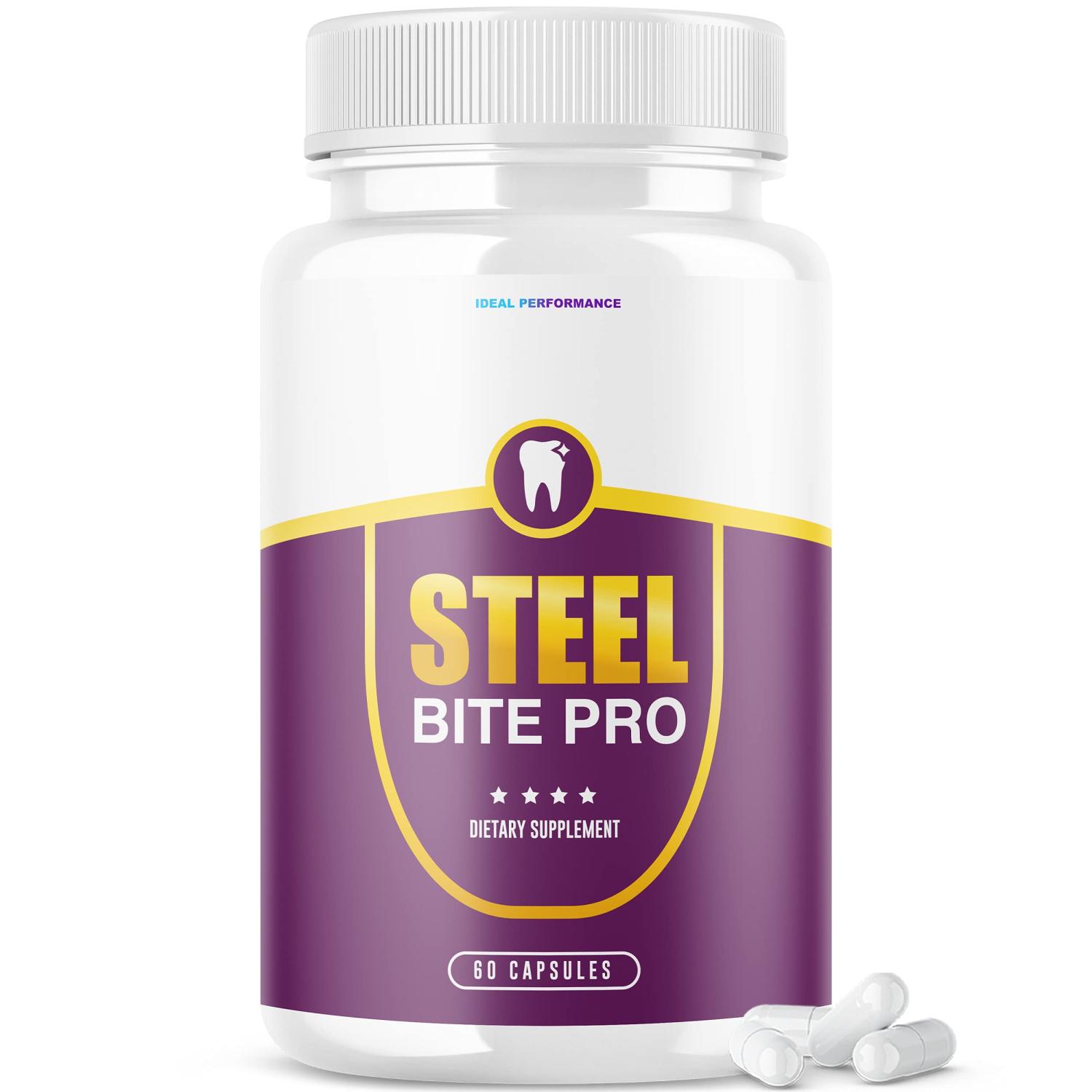 Buy IDEAL PERFORMANCE Steel Bite Pro - Teeth & Gum Repair Supplement ...