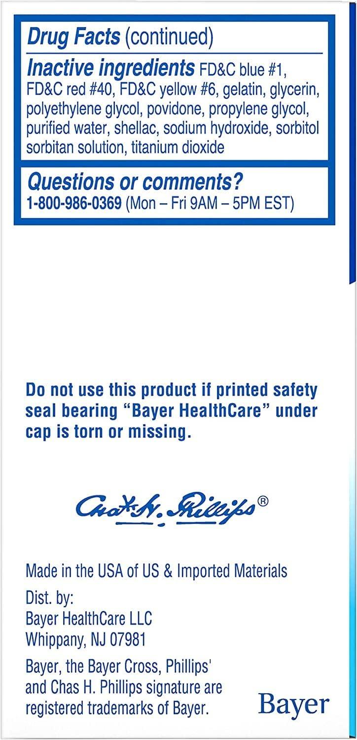 Phillips' Stool Softener Liquid Gels 30 Ct Pack of 5 - 150 Liquid Gels ...