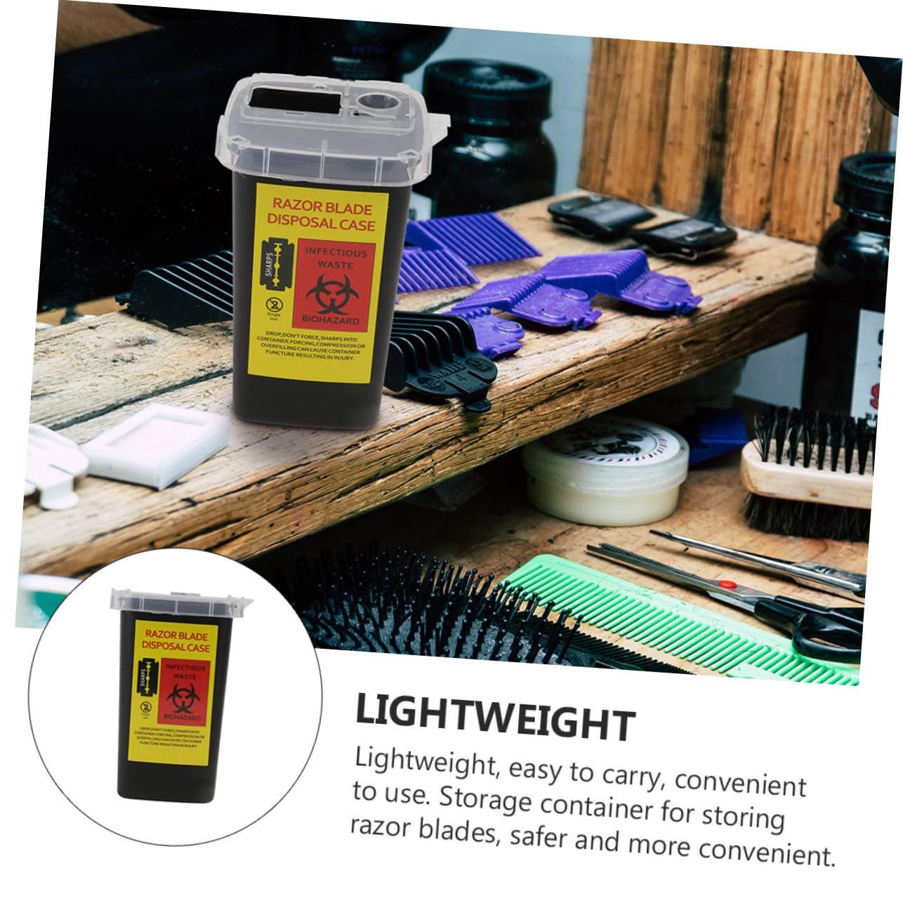 Minkissy 6 Pack Blade Storage Box | Razor Blade Recycling Container ...