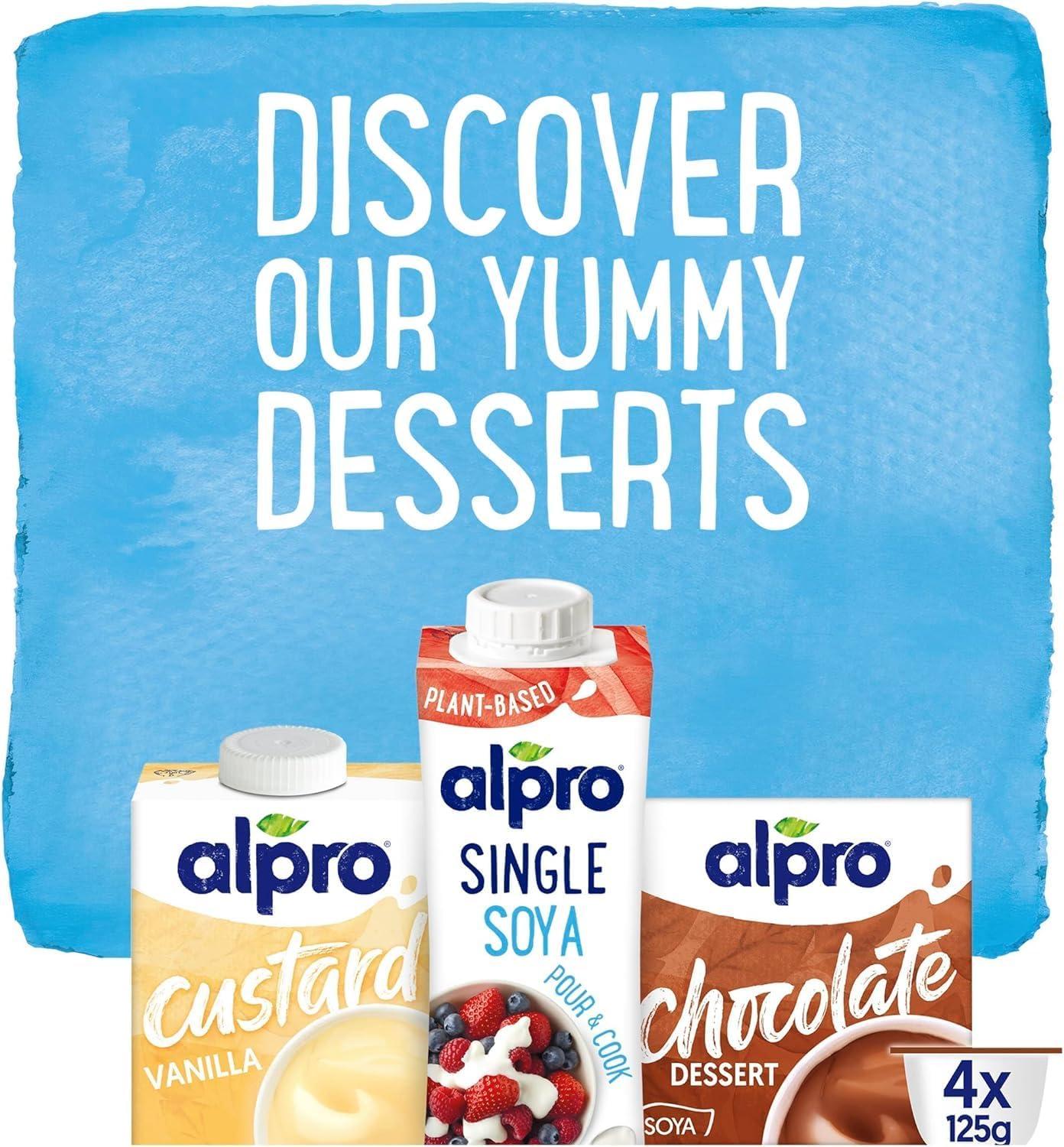 Vanilla Soya Dessert Bundle which Contains Alpro Vanilla Dairy Free ...