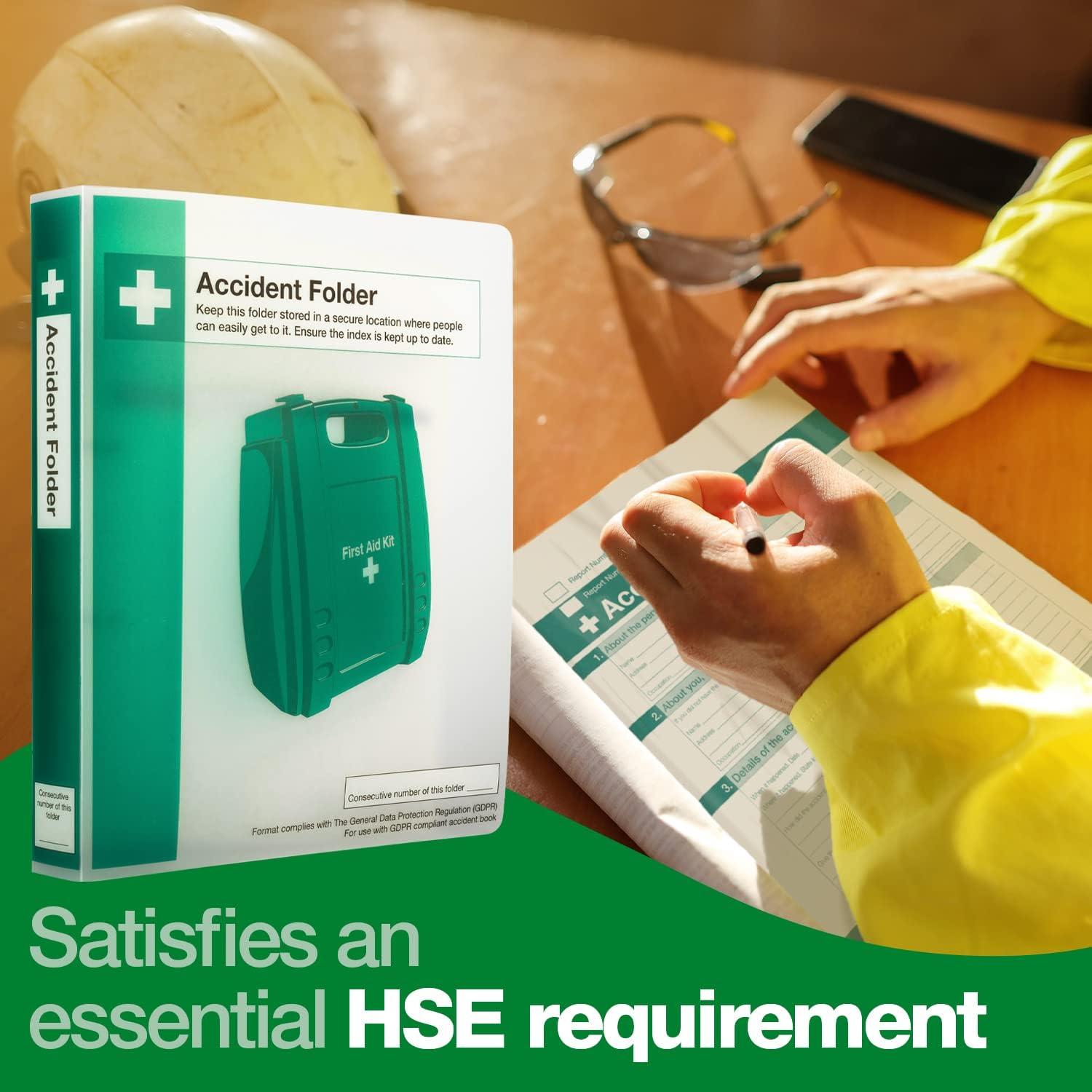 Safety First Aid A4 Accident Report Folder - Organize Accident Records ...