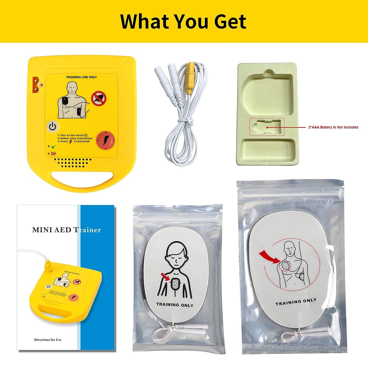 Mini AED Trainer XFT Portable AED Training Kit - English AED Training ...