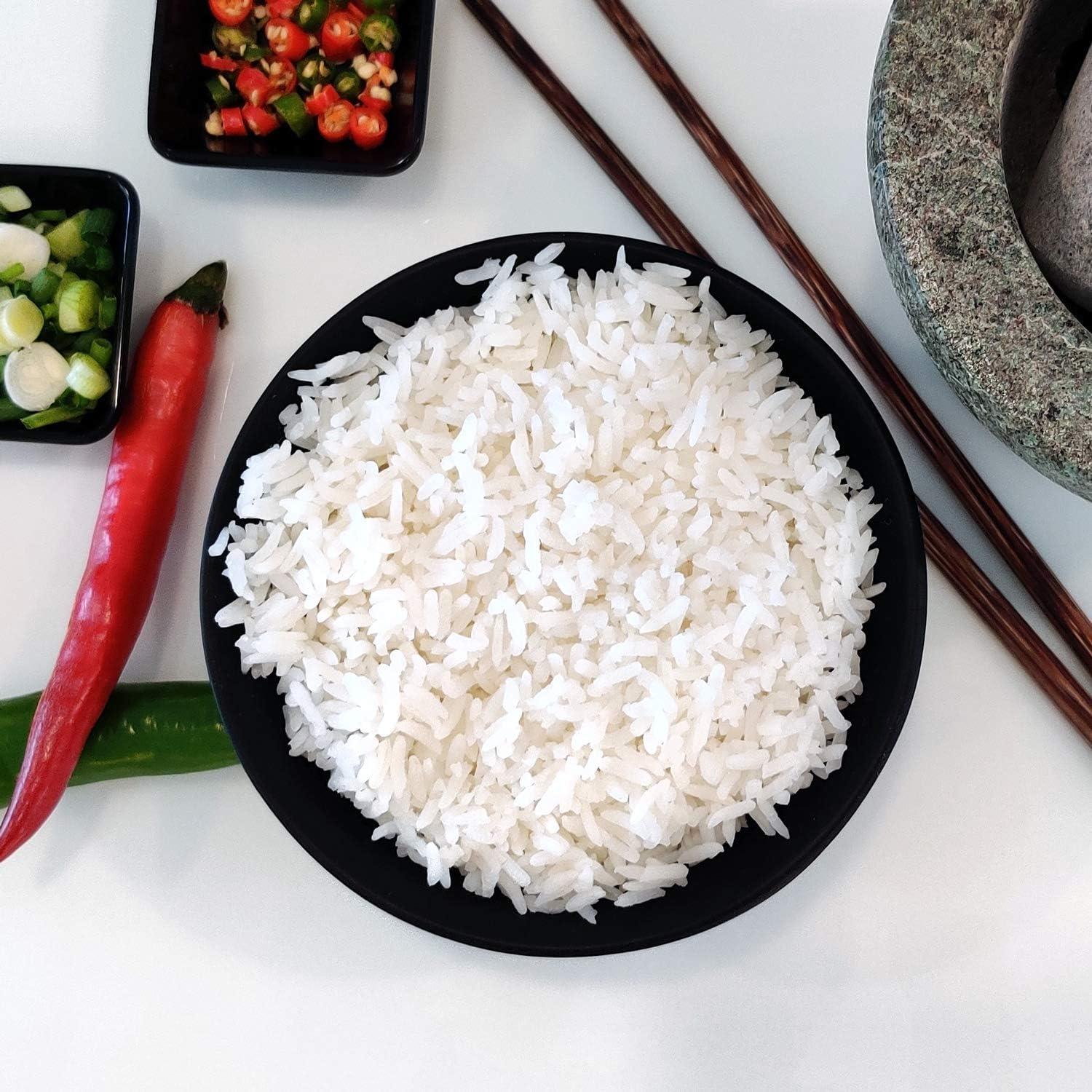 Yum Asia Thai HOM Mali Premium Jasmine White Rice - 5kg: Authentic Thai Rice for Cooking & Meal ...