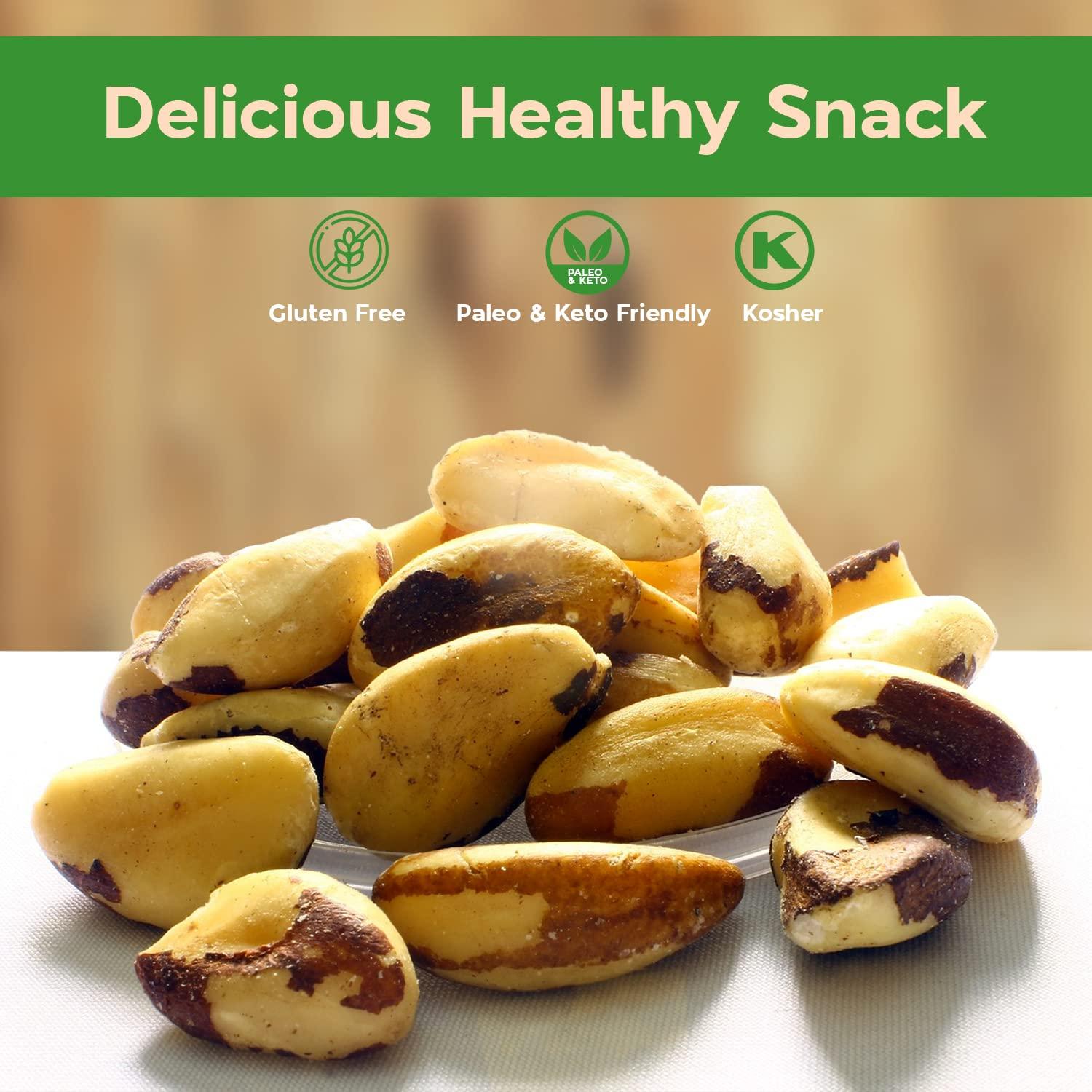 Sincerely Nuts Raw No Shell Brazil Nuts - Unsalted - 1lb | Premium ...