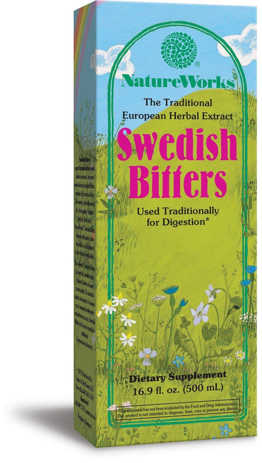 NatureWorks Swedish Bitters Herbal Extract for Digestion - 16.9 fl oz ...