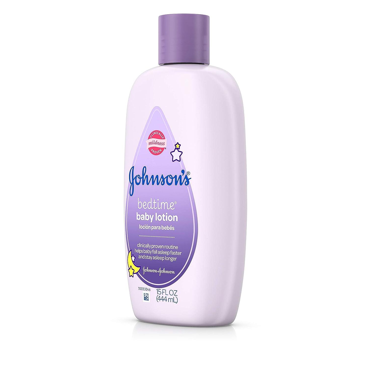 Johnson's Bedtime Lotion Nighttime Moisturizer 15 Fl. Oz. - Calming ...