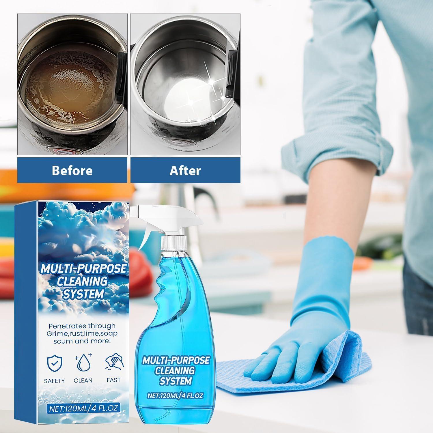 Splash Foam Spray Tablets & Spray Bottle Bathroom Deep Cleaning Spray ...